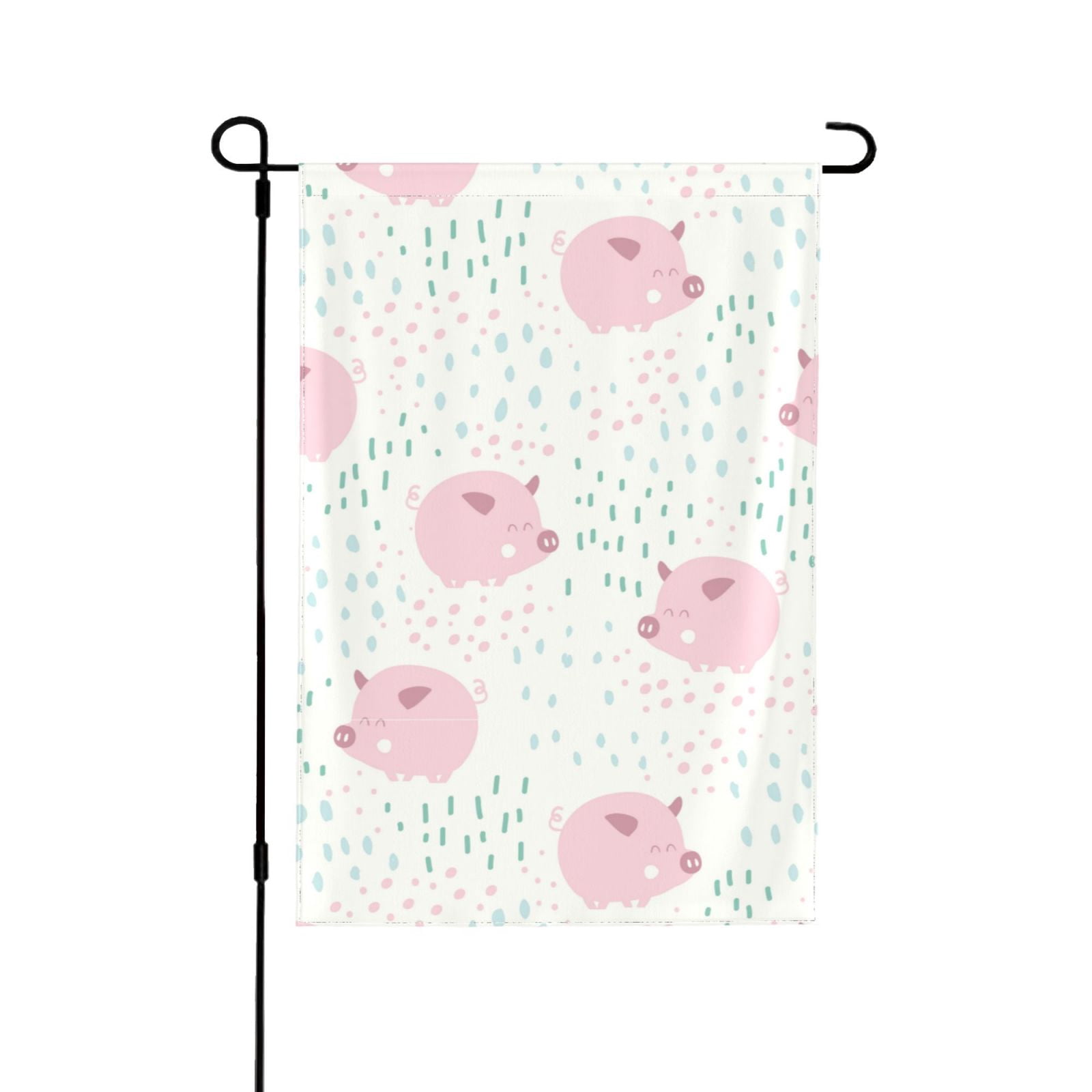 Easygdp Cute Pigs Garden Flag Yard Flag Welcome Flag, Double-Sided ...