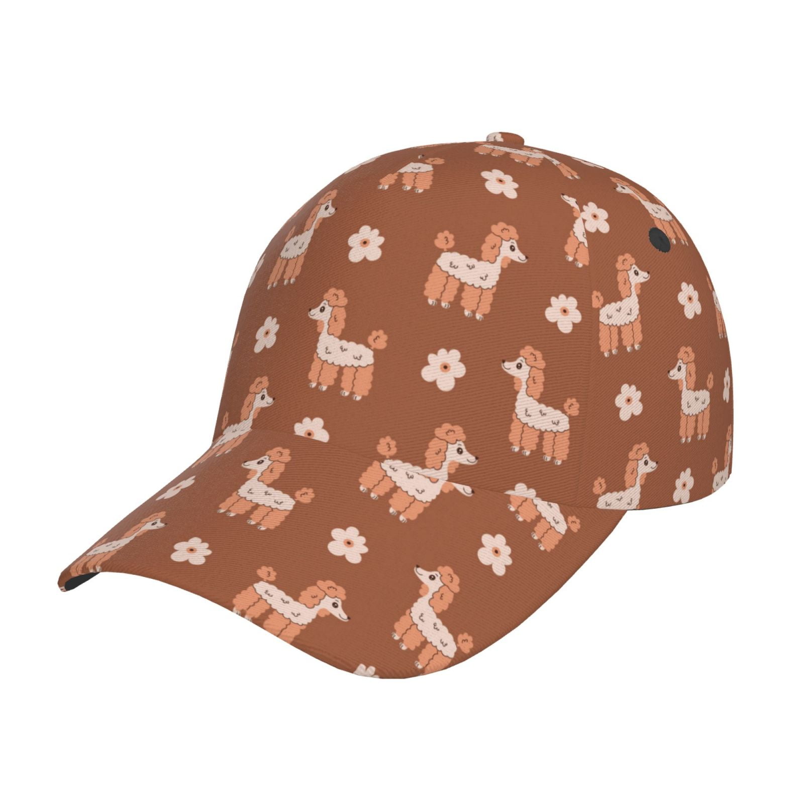 Easygdp Cute Poodle Dog Baseball Cap with Adjustable Buckle ...