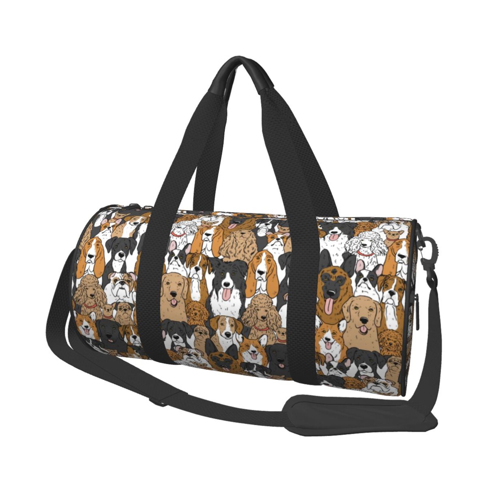 Easygdp Cute Puppy Travel Duffle Bag,Carry on Bag Travel Bags Gym Bag ...