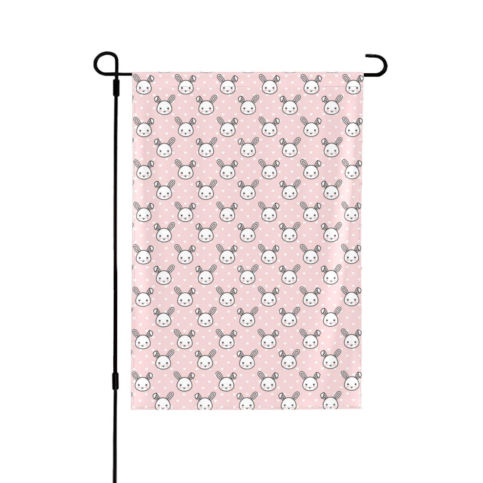 Easygdp Cute Rabbit Garden Flag Yard Flag Welcome Flag, Double-Sided ...