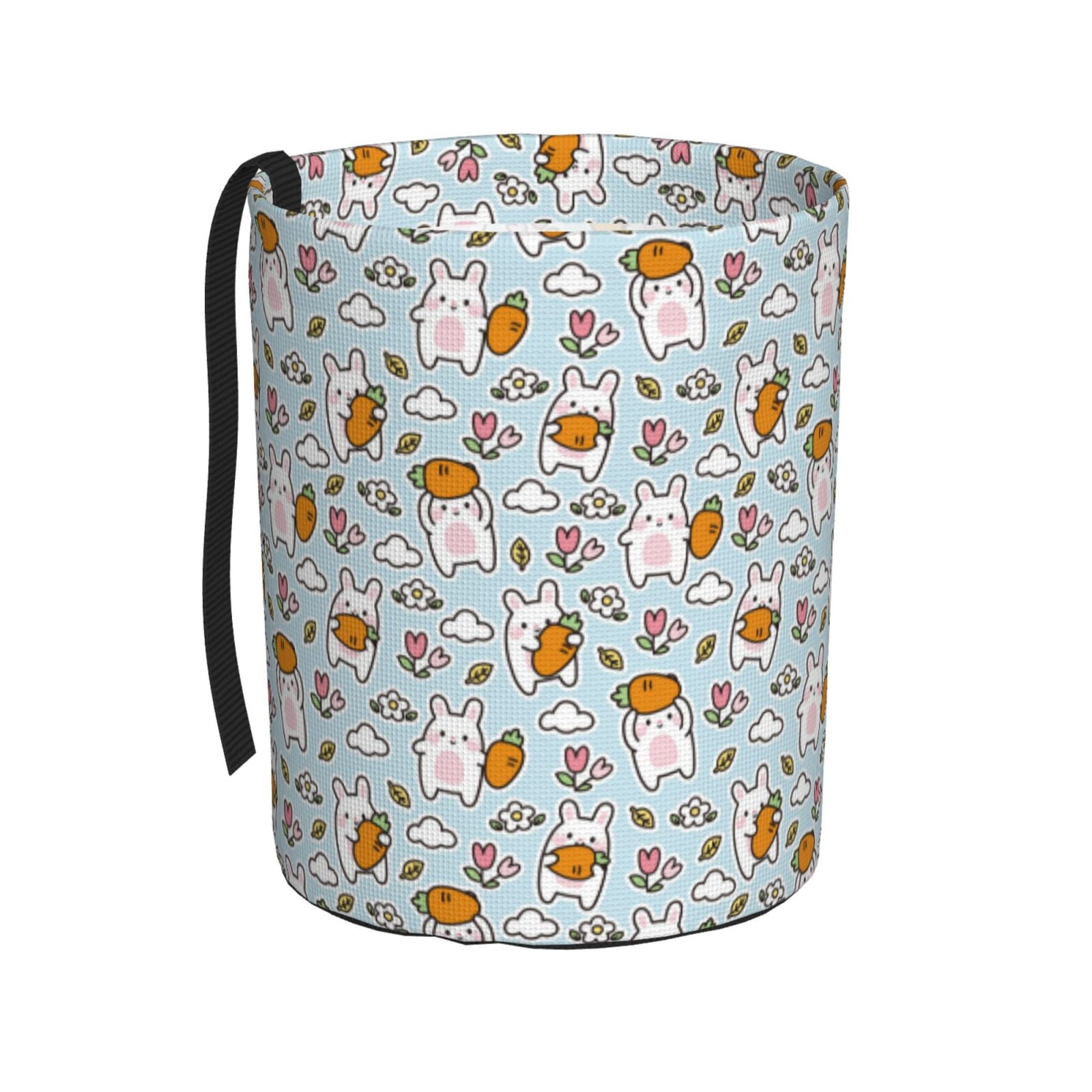 Easygdp Cute Rabbit Hold Carrot Car Trash Can Garbage Car Accessories ...