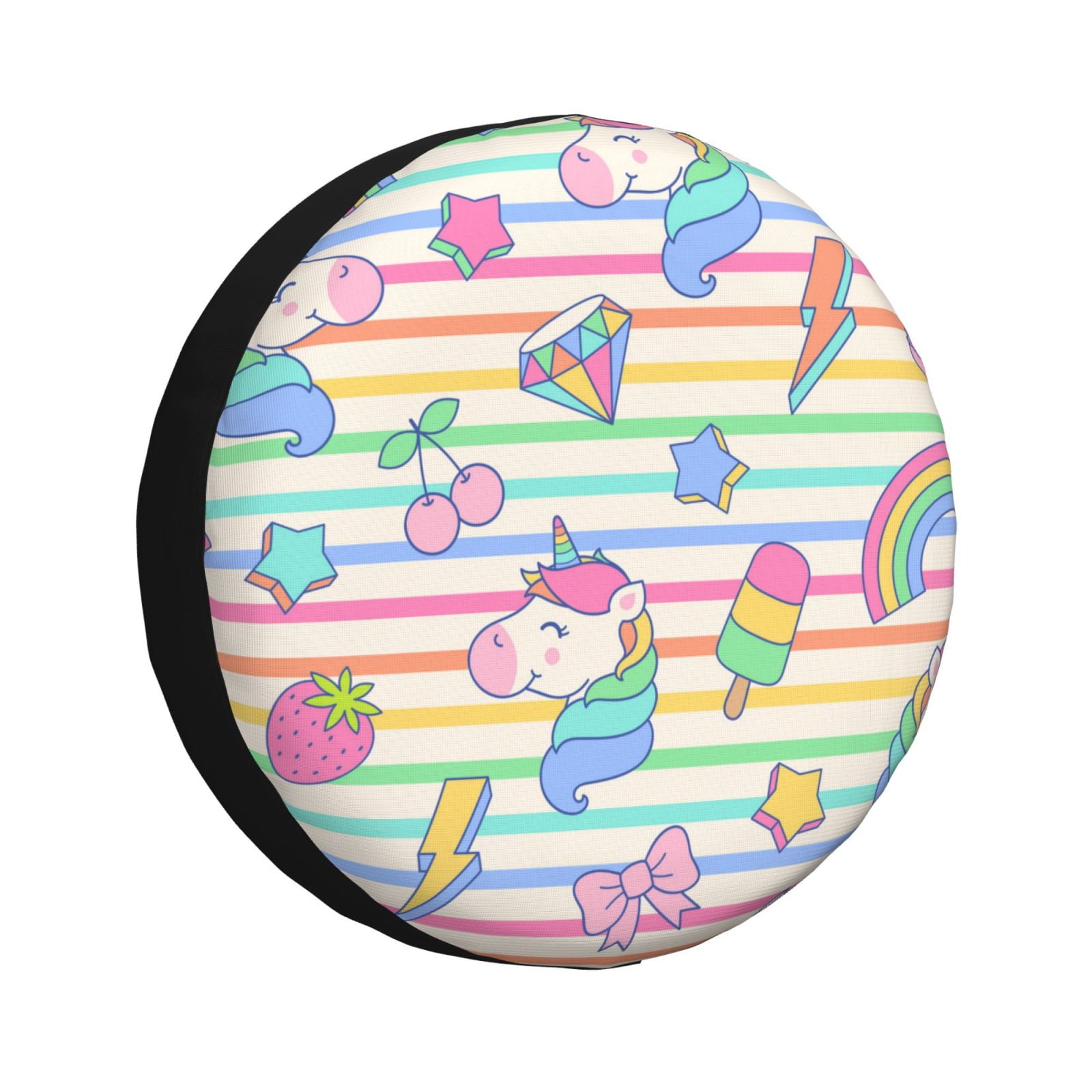 Easygdp Cute Unicorn Wheel Sun Guard, Spare Tire Cover,Universal ...