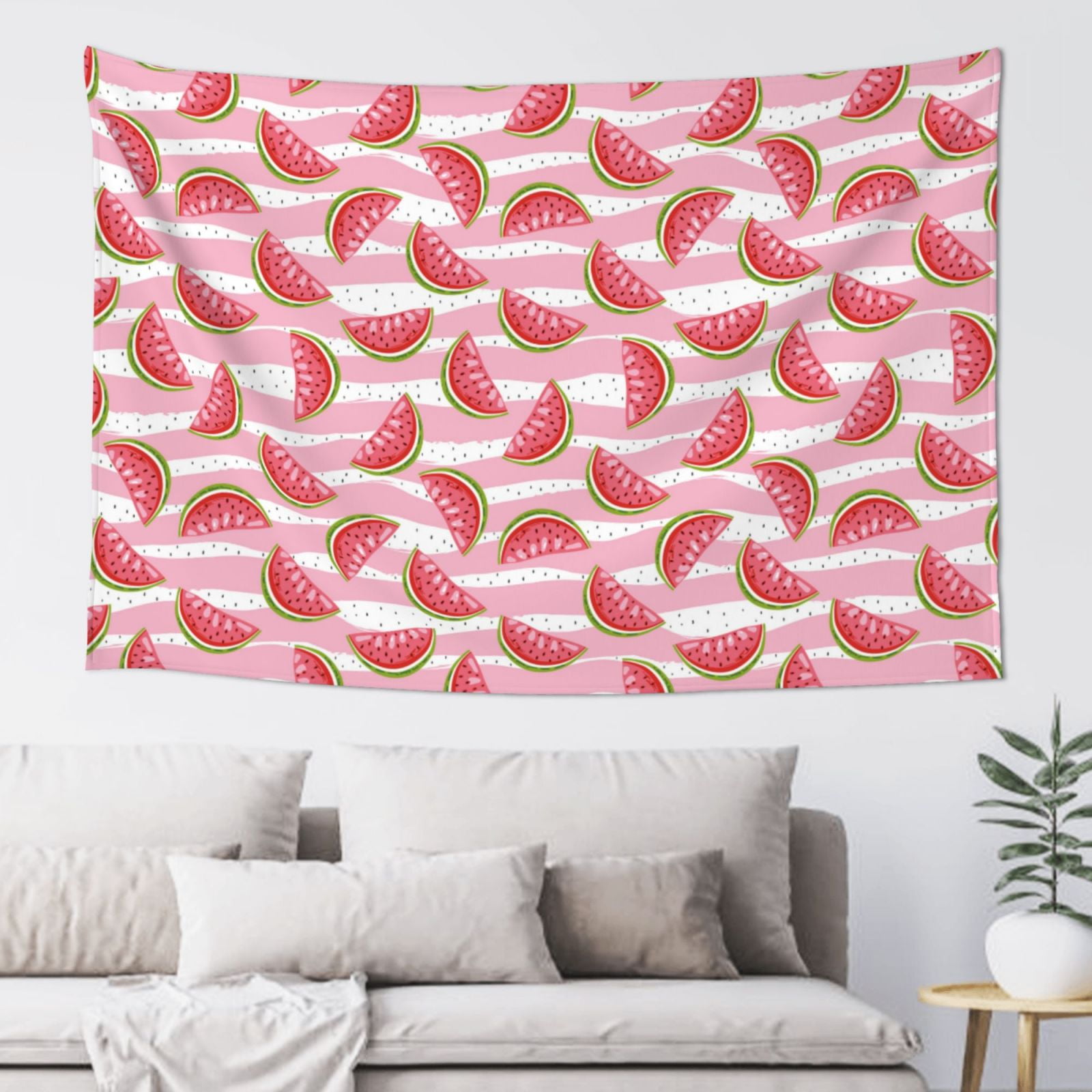 Easygdp Cute Watermelon Tapestry Wall Hanging, Wall Tapestries for ...