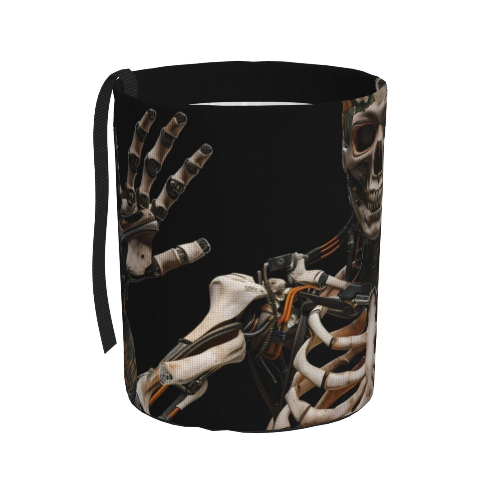 Easygdp Cyber Skeleton With Tattoos Car Trash Can Garbage Car ...