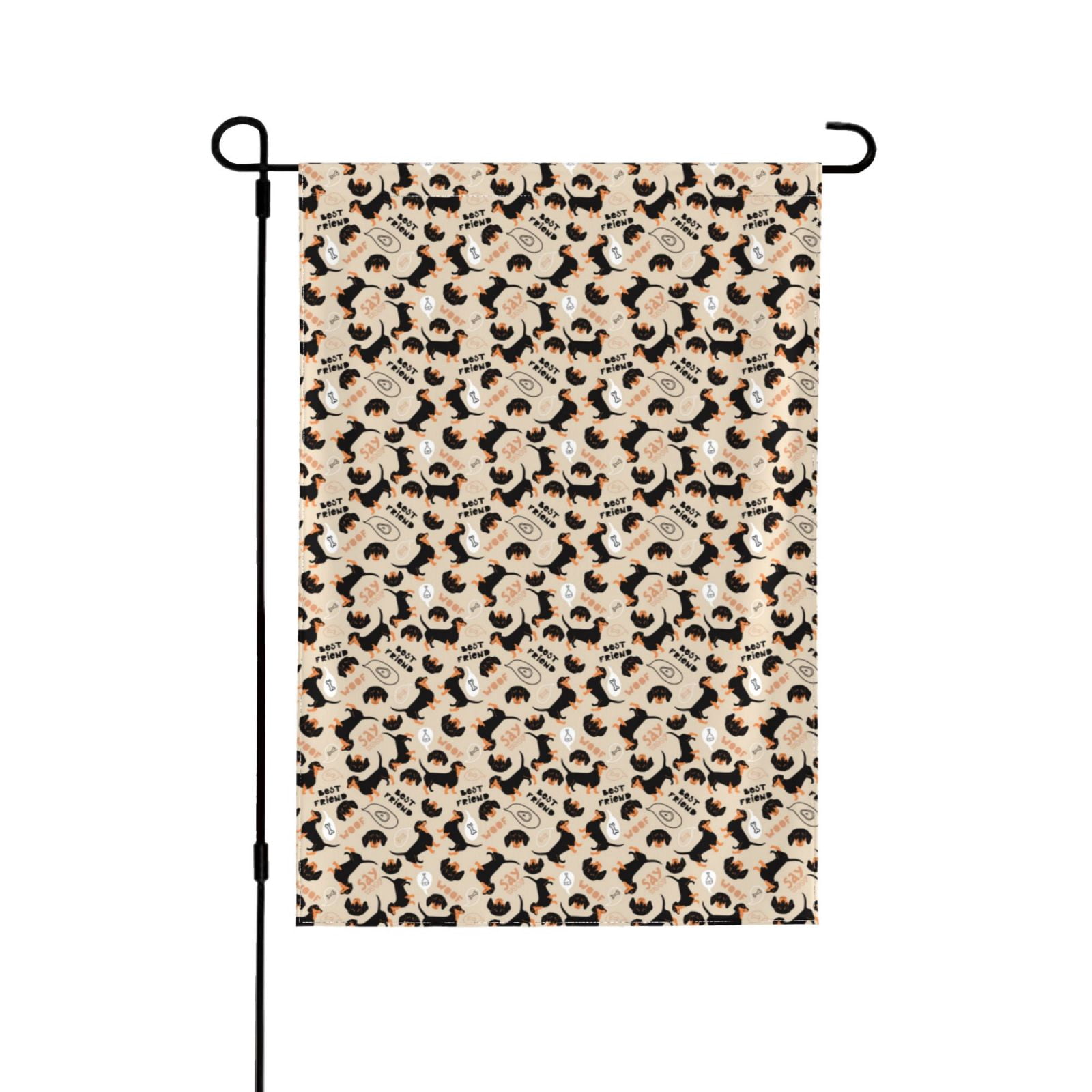 Easygdp Dachshund Dog Puppy Garden Flag Yard Flag Welcome Flag, Double ...