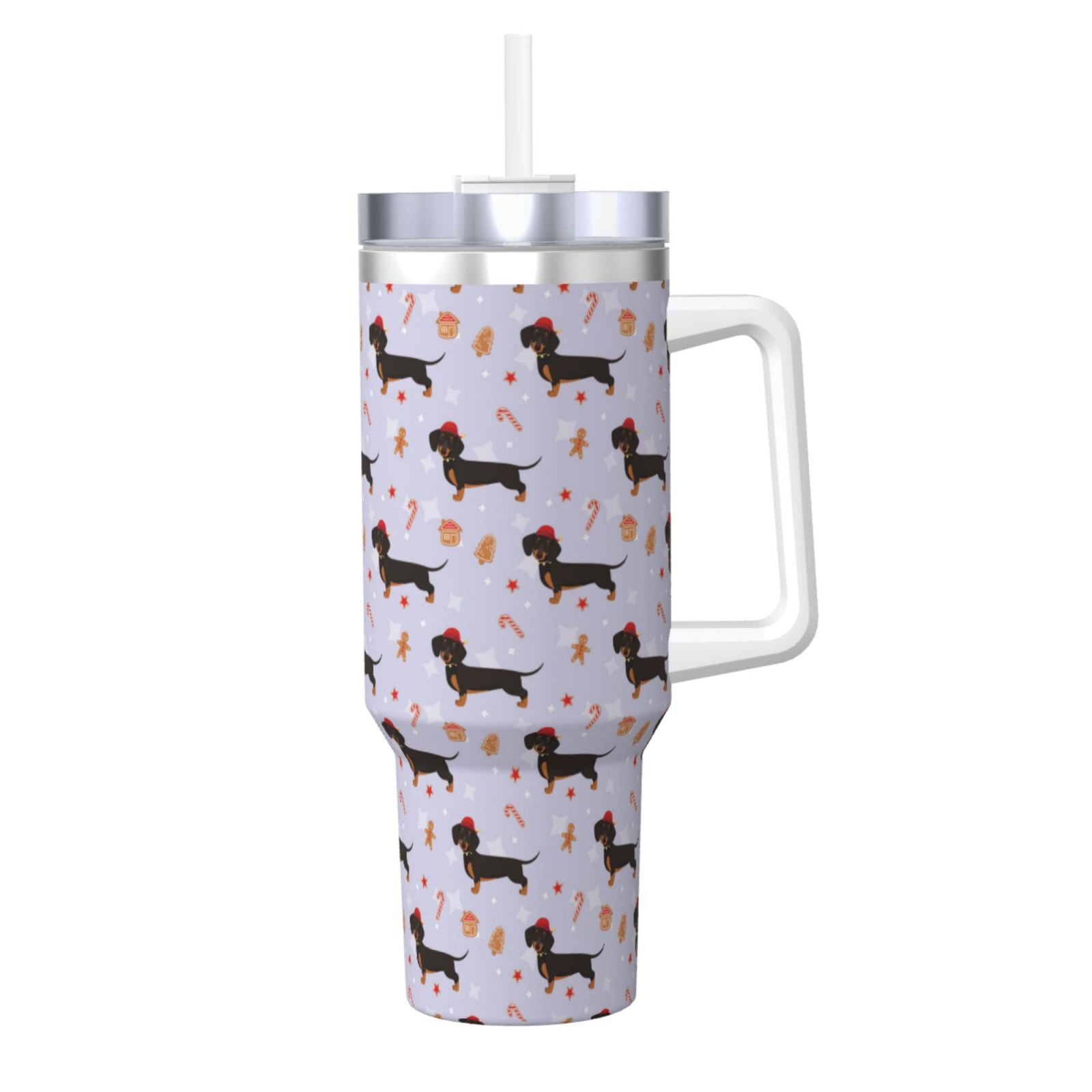 Easygdp Dachshund Dog Puppy Insulated Stainless Steel Hot/Cold Coffee ...