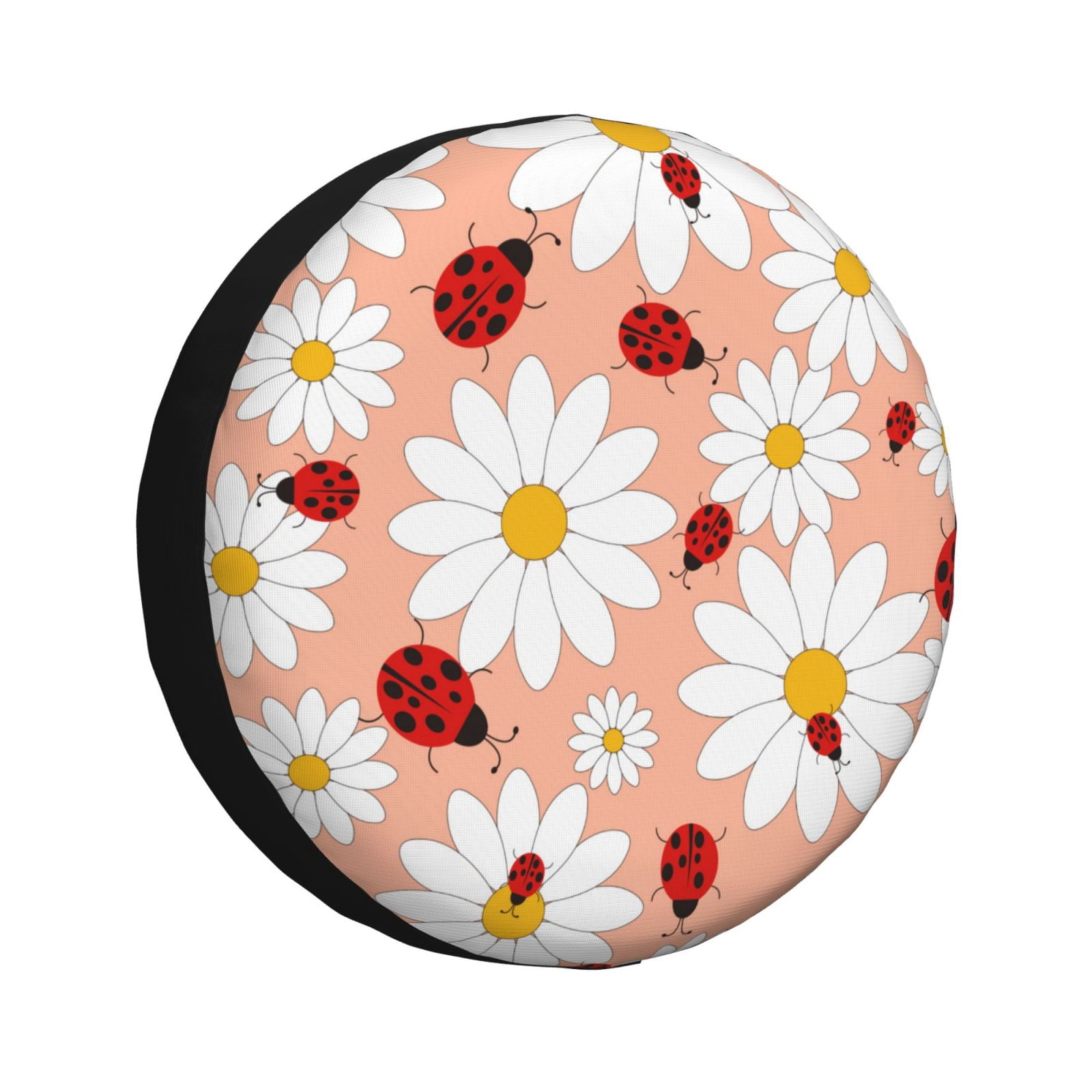 Easygdp Daisy And Ladybug Wheel Sun Guard, Spare Tire Cover,Universal ...