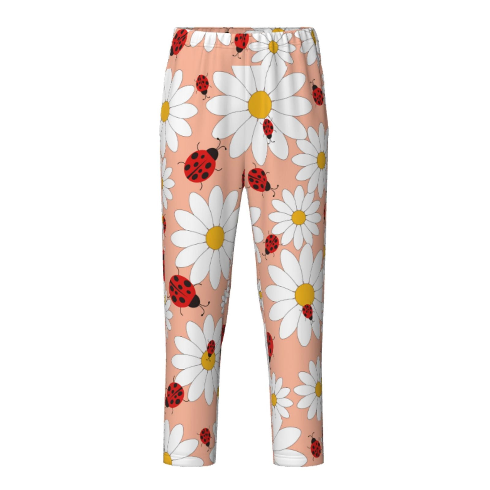 Easygdp Daisy and Ladybug Boys Girls Pajama Pants Long Sleep Pants ...