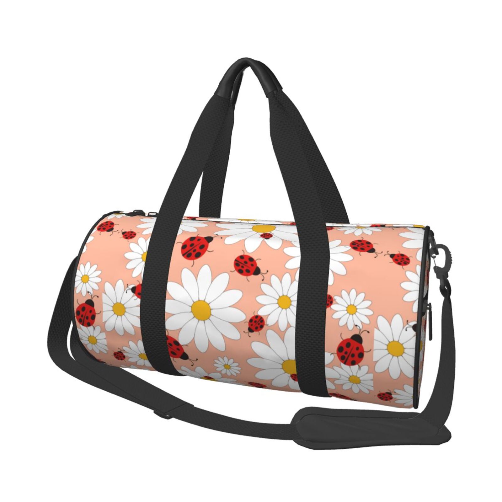 Easygdp Daisy and Ladybug Travel Bag, Camping, Weekend, Carry On ...