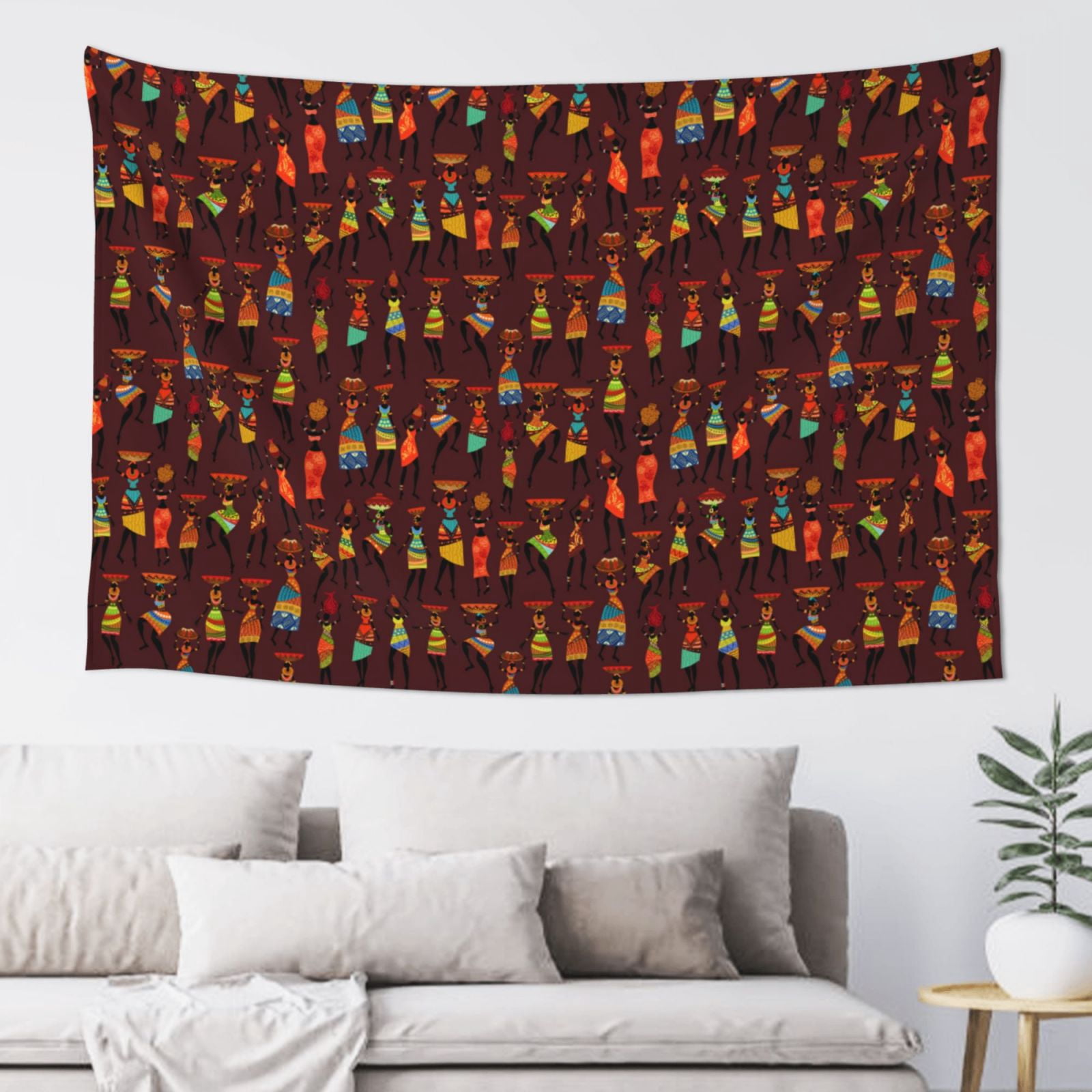 Easygdp Dancing African Women1 Tapestry Wall Hanging, Wall Tapestries ...