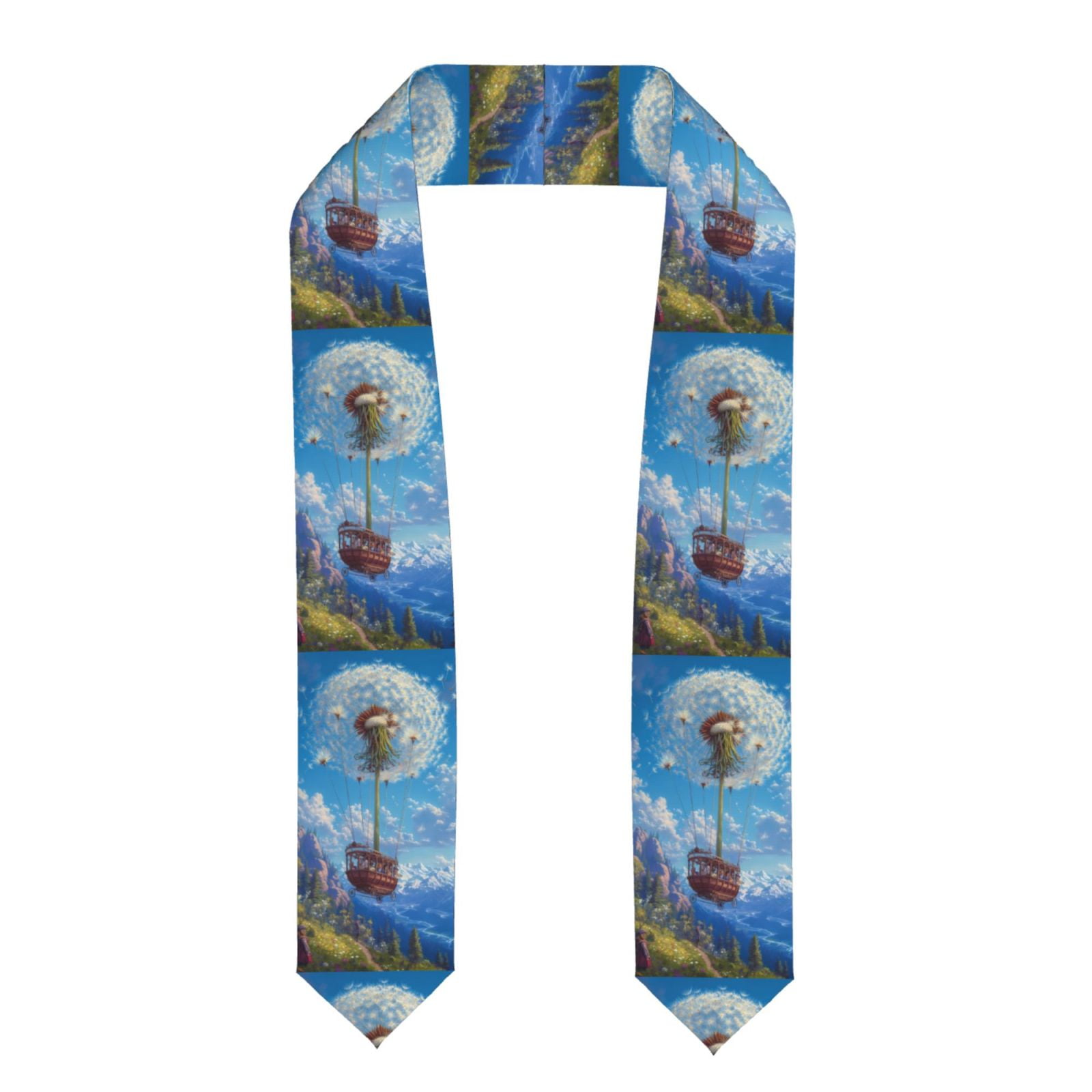 Easygdp Dandelion Hot Air Balloon Unisex Adult Graduation Stole Shawl ...