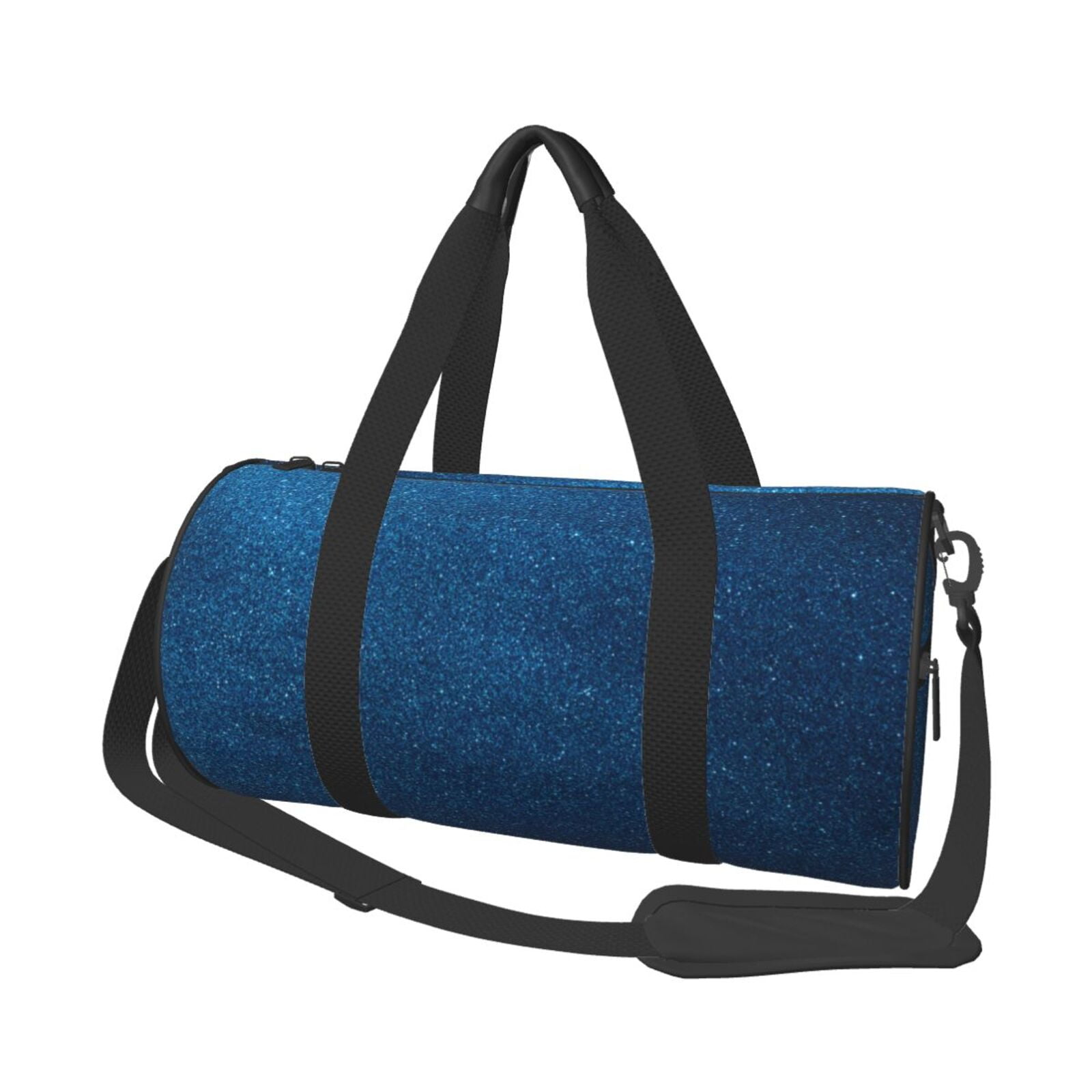 Easygdp Deep Blue Glitter Travel Duffle Bag,Carry on Bag Travel Bags ...