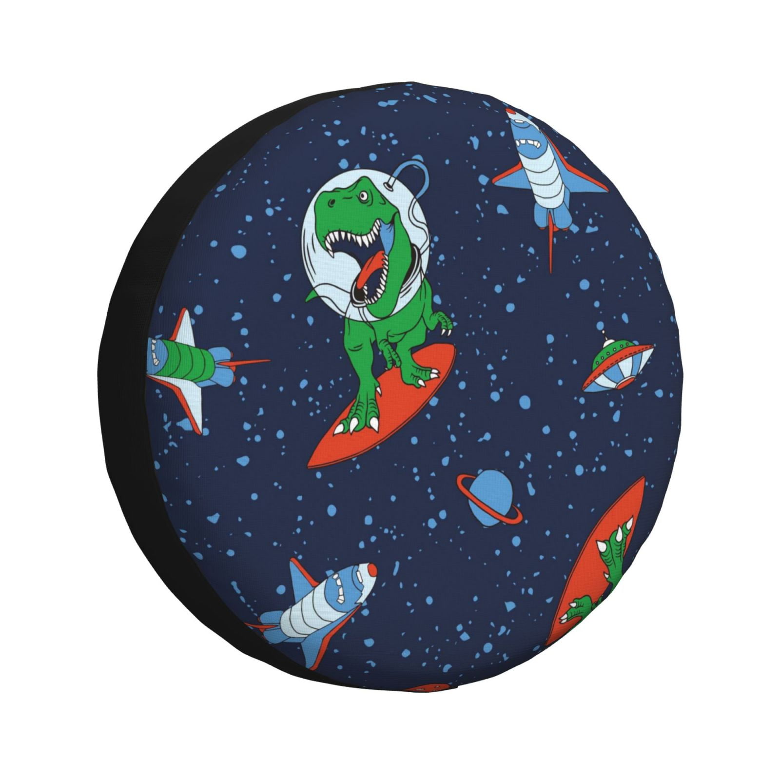 Easygdp Dinosaur Astronaut Space Surfing Wheel Sun Guard, Spare Tire ...