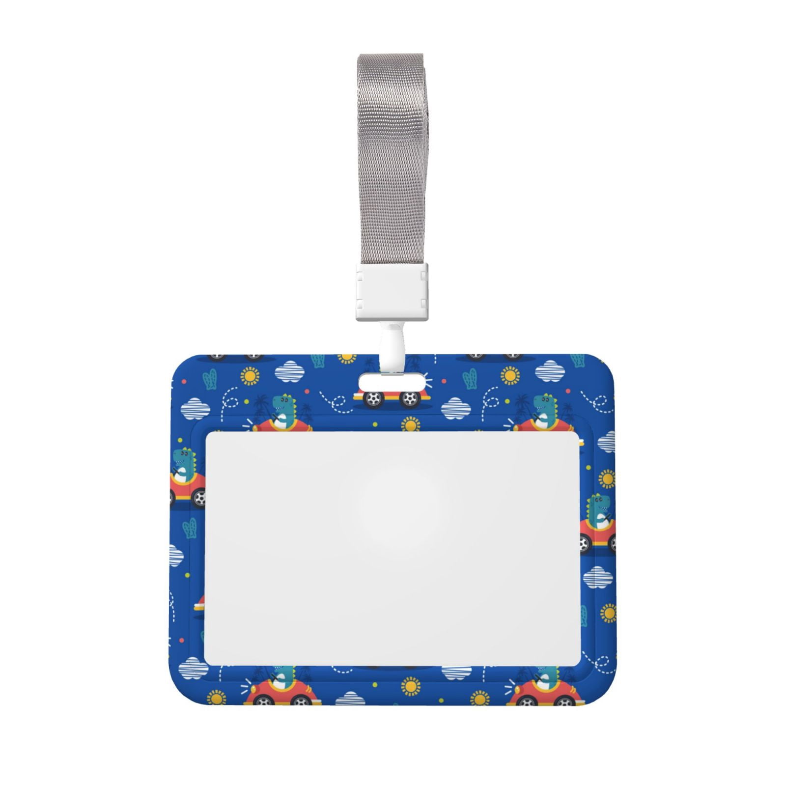 Easygdp Dinosaur Driving Card Badge Holder Work Badge Sleeve for Office ...