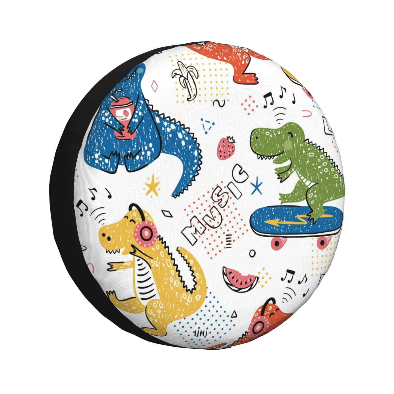Easygdp Dinosaur Wheel Sun Guard, Spare Tire Cover,Universal Trailer ...