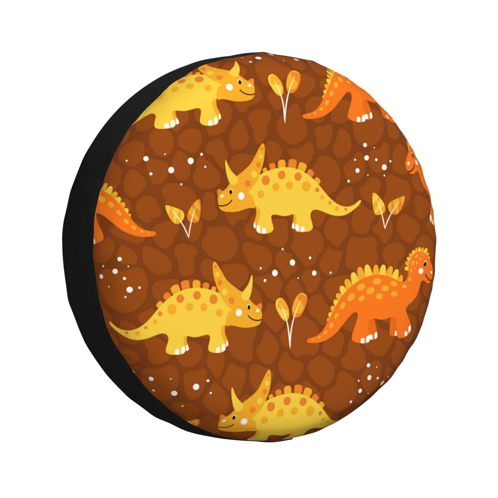 Easygdp Dinosaurs And Leaves Wheel Sun Guard, Spare Tire Cover ...