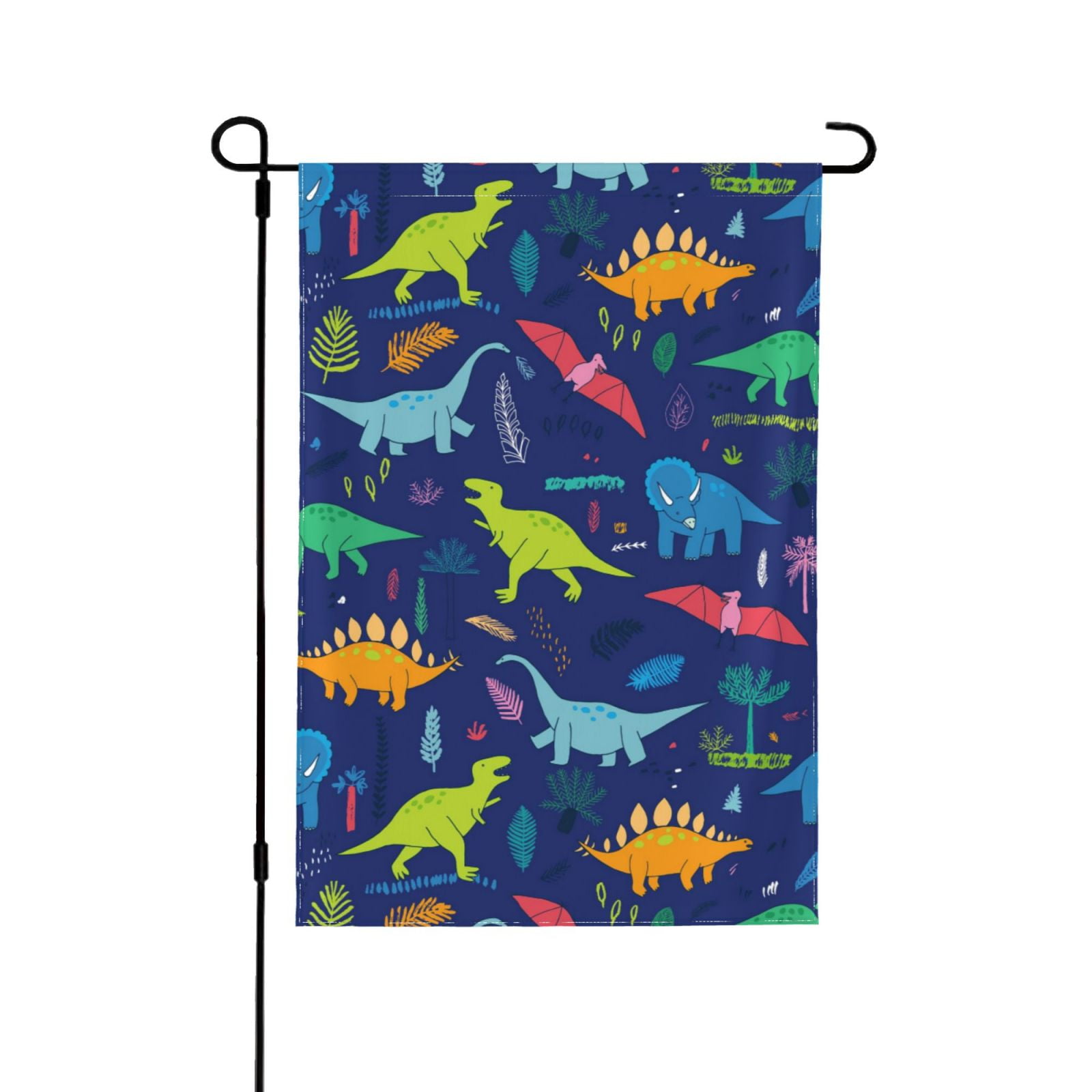 Easygdp Dinosaurs Garden Flag Yard Flag Welcome Flag, Double-Sided ...