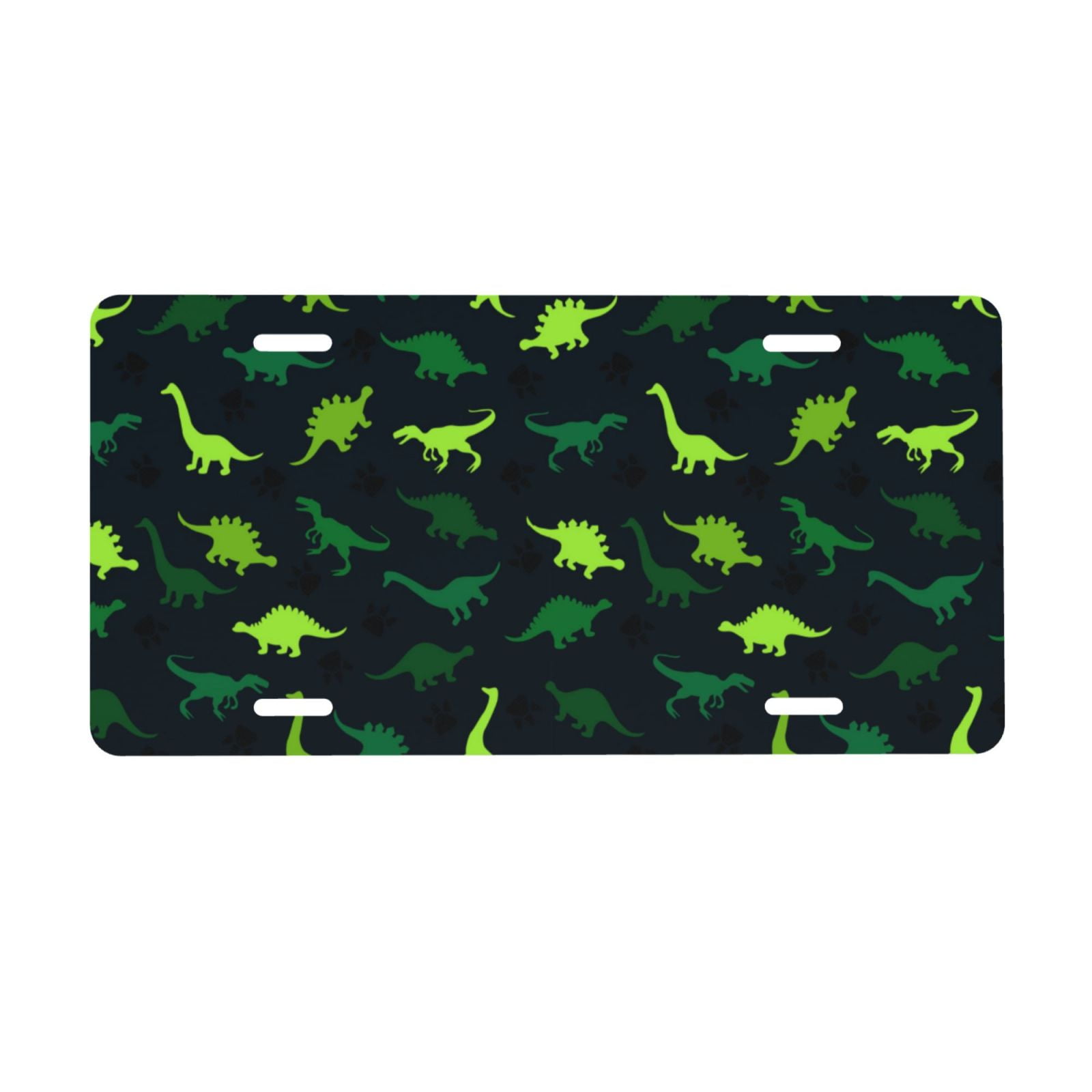 Easygdp Dinosaurs License Plate Car Front License Plate Car Decoration ...