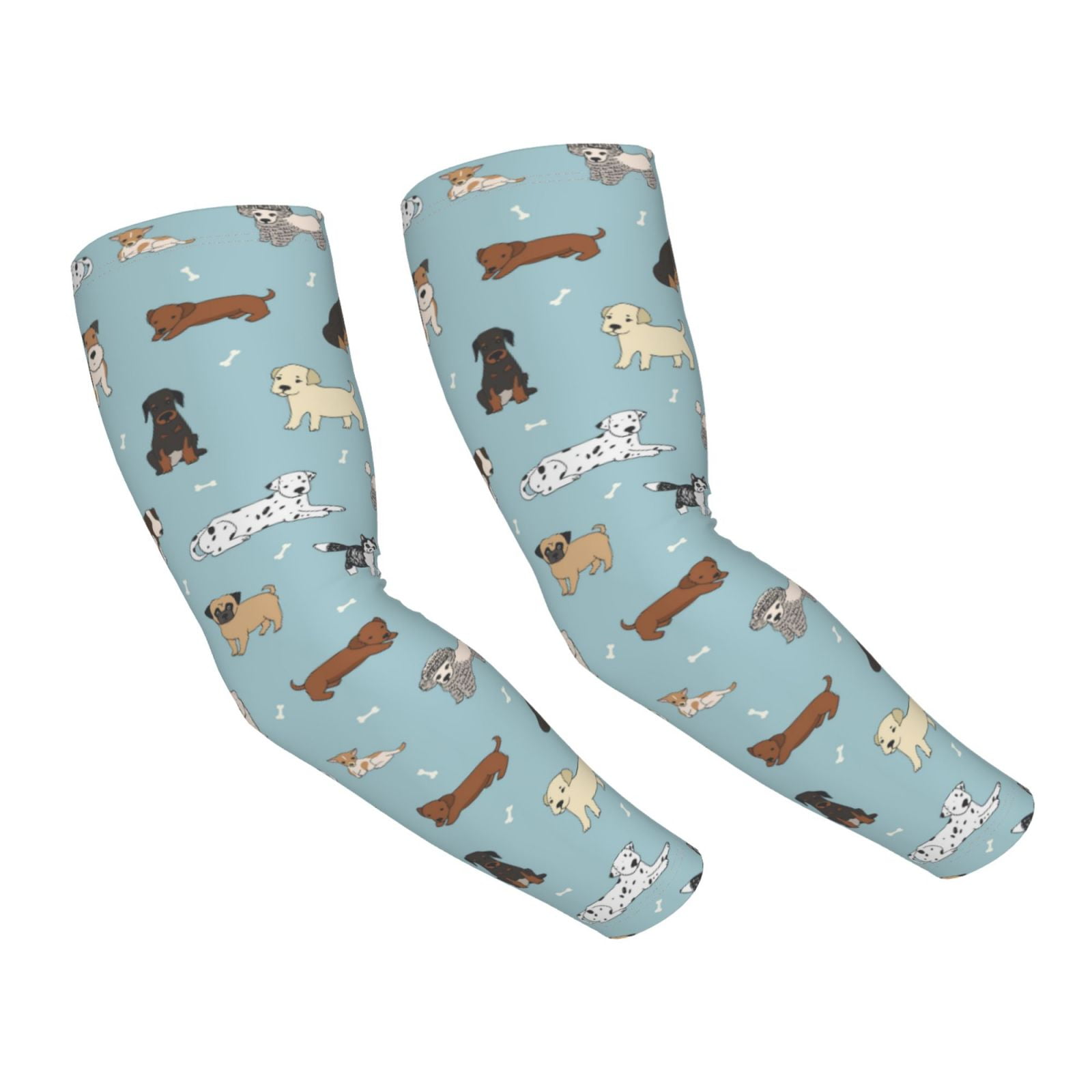 Easygdp Dog Pets Adult Ice Silk Sunscreen Arm Cover with Thumbhole ...