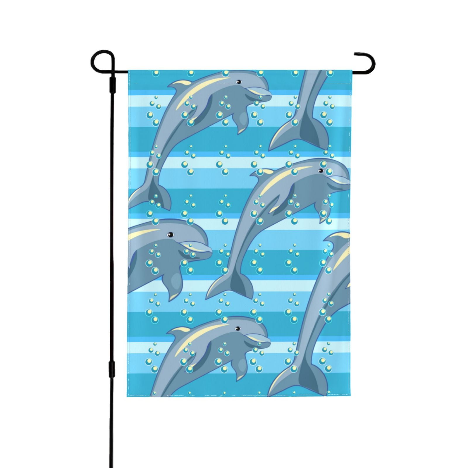 Easygdp Dolphin Garden Flag Yard Flag Welcome Flag, Double-Sided ...