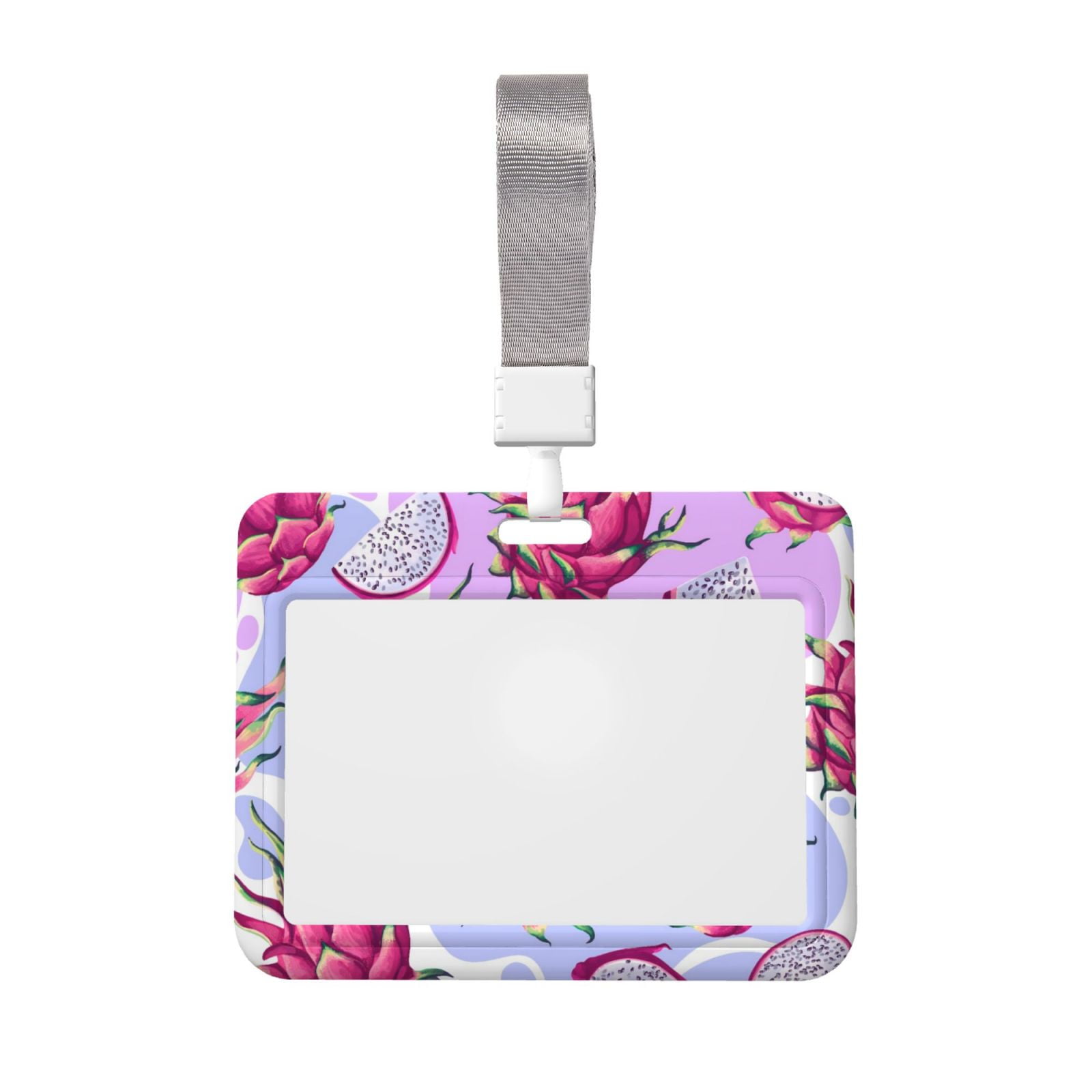 Easygdp Dragon Fruit Card Badge Holder Work Badge Sleeve for Office ...
