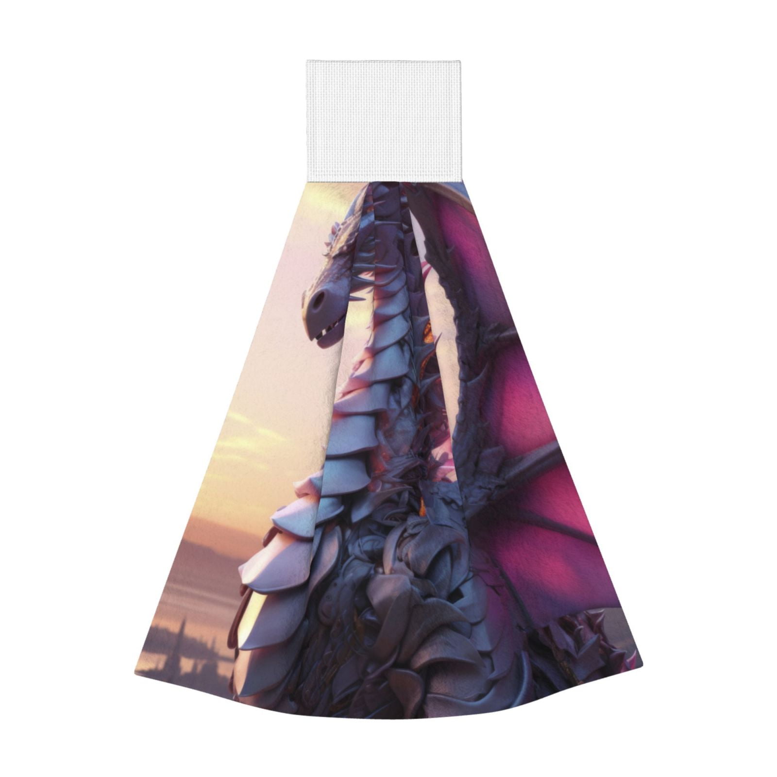 Easygdp Dragon Kitchen Hand Towels Hanging Tie Towels Fast Drying Dish ...