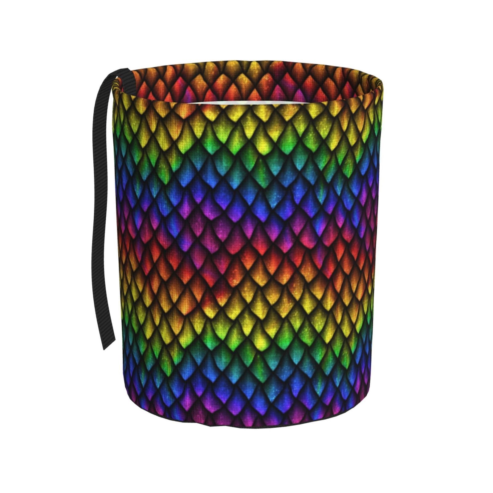 Easygdp Dragon Scales Car Trash Can Garbage Car Accessories Trash Can ...