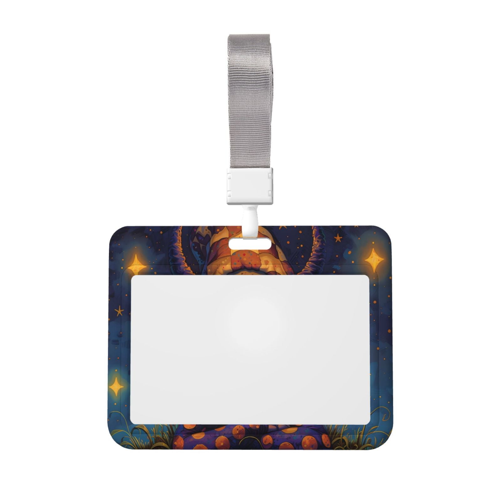 Easygdp Dreamy Jester Under Stars Card Badge Holder Work Badge Sleeve ...