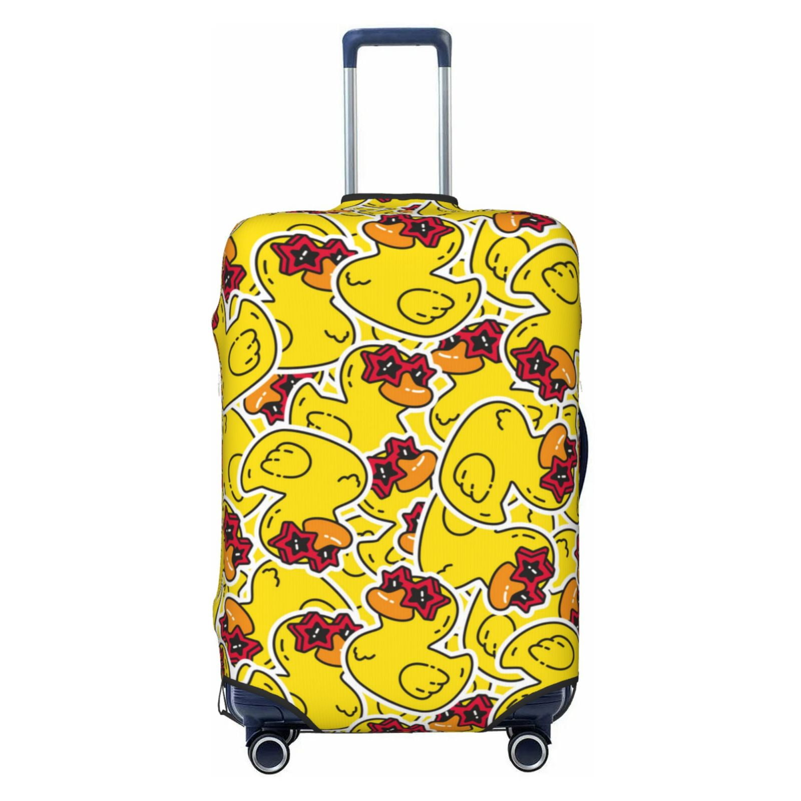 Easygdp Duck with Star Sunglasses Print Elastic and Washable Suitcase ...