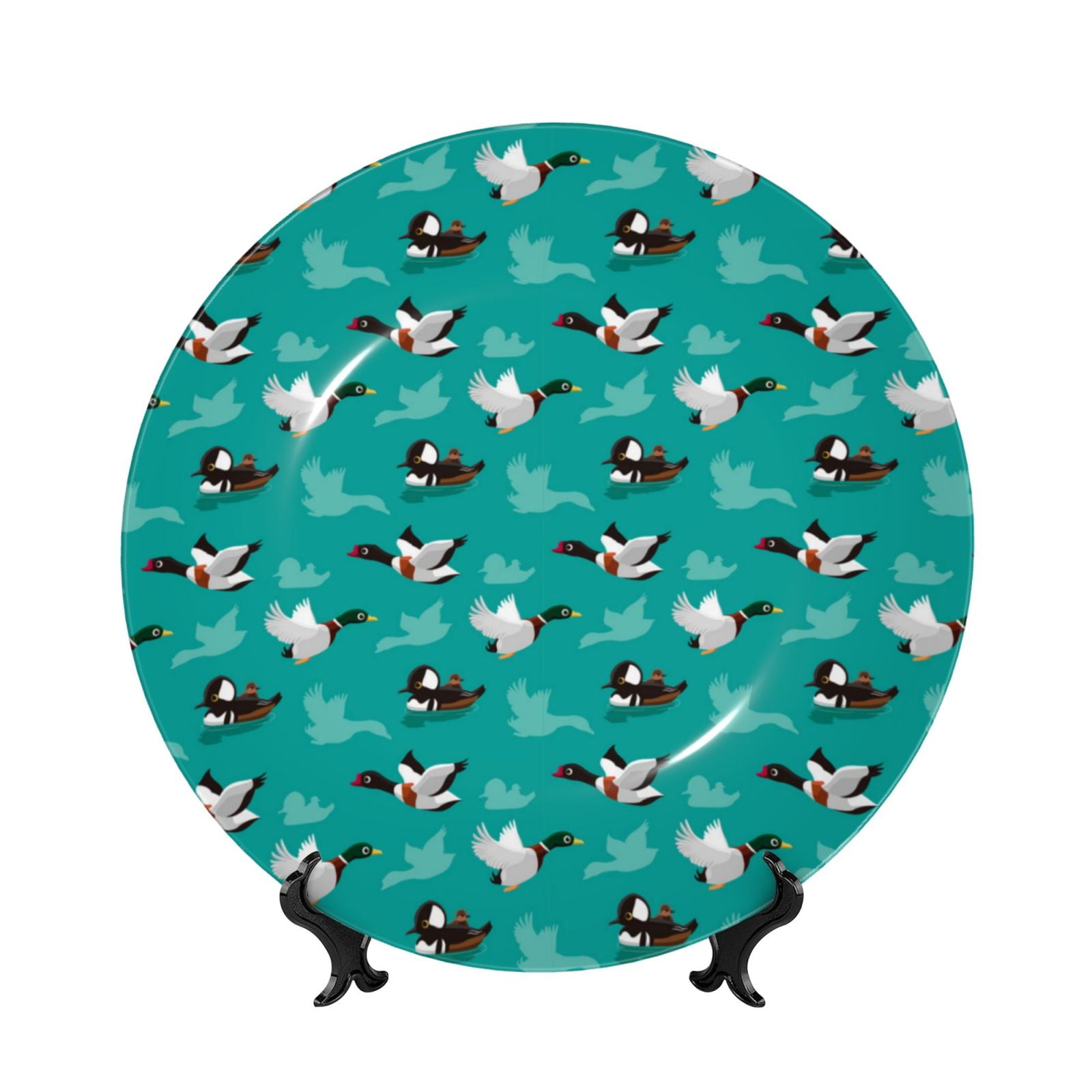 Easygdp Ducks A Bone China Decorative Plate Ceramic Dinner Plates Art ...