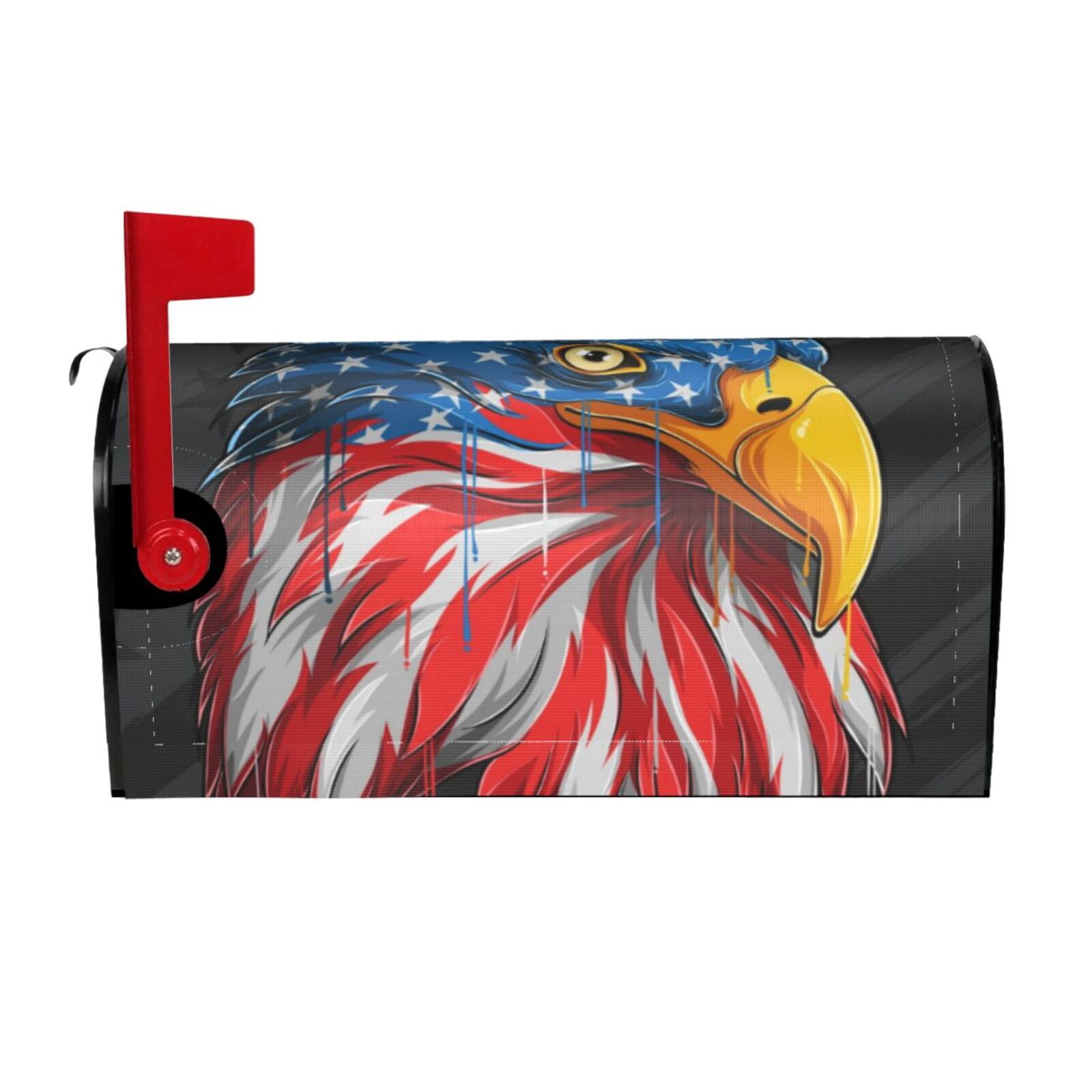 Easygdp Eagle Head With American Flag Mailbox Covers Garden Outdoor ...