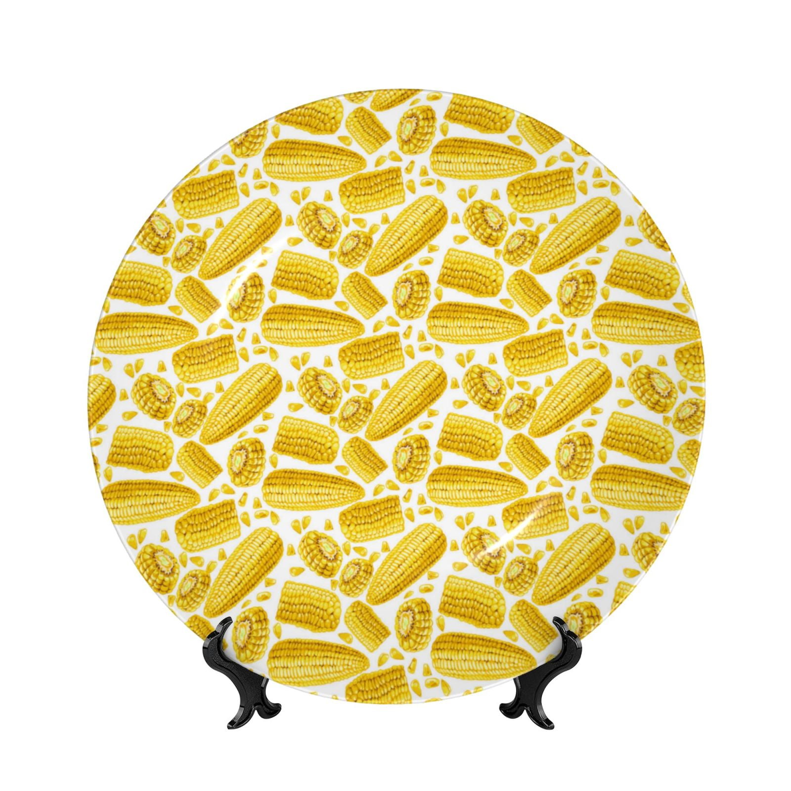 Easygdp Ears Of Corn Bone China Decorative Plate Ceramic Dinner Plates ...