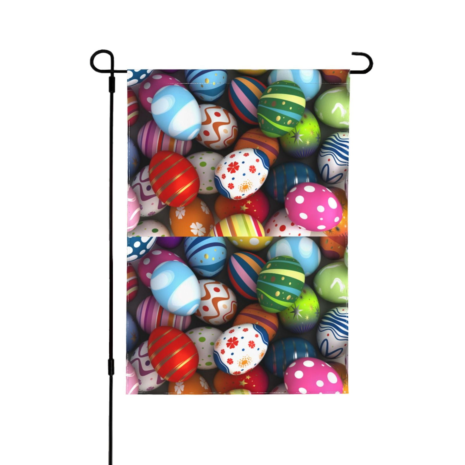 Easygdp Easter Egg Garden Flag Yard Flag Welcome Flag, Double-Sided ...