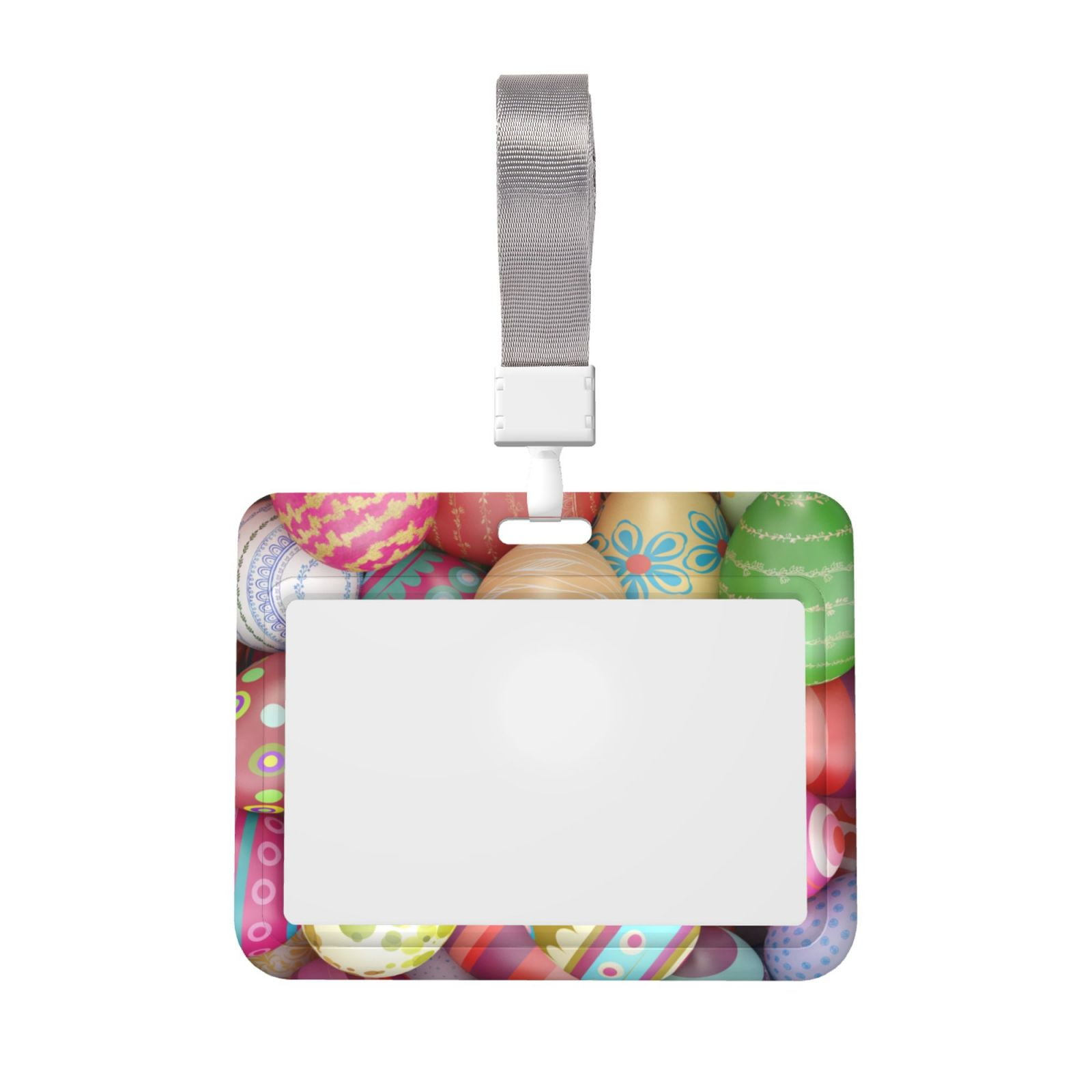 Easygdp Easter Eggs Card Badge Holder Work Badge Sleeve for Office ...