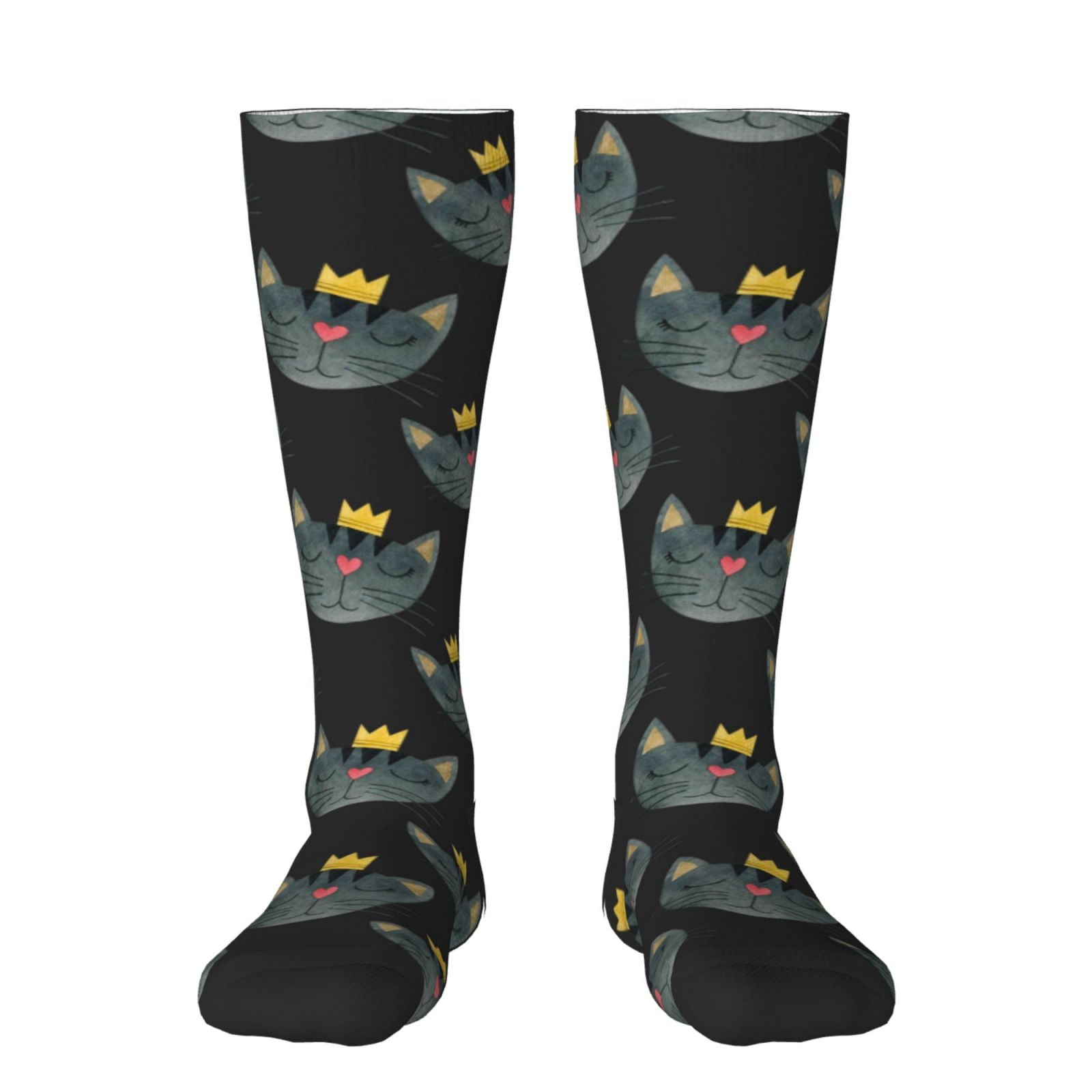 Easygdp Faces Of The Cat Fashionable Adult Sockings&Sports Sockings ...