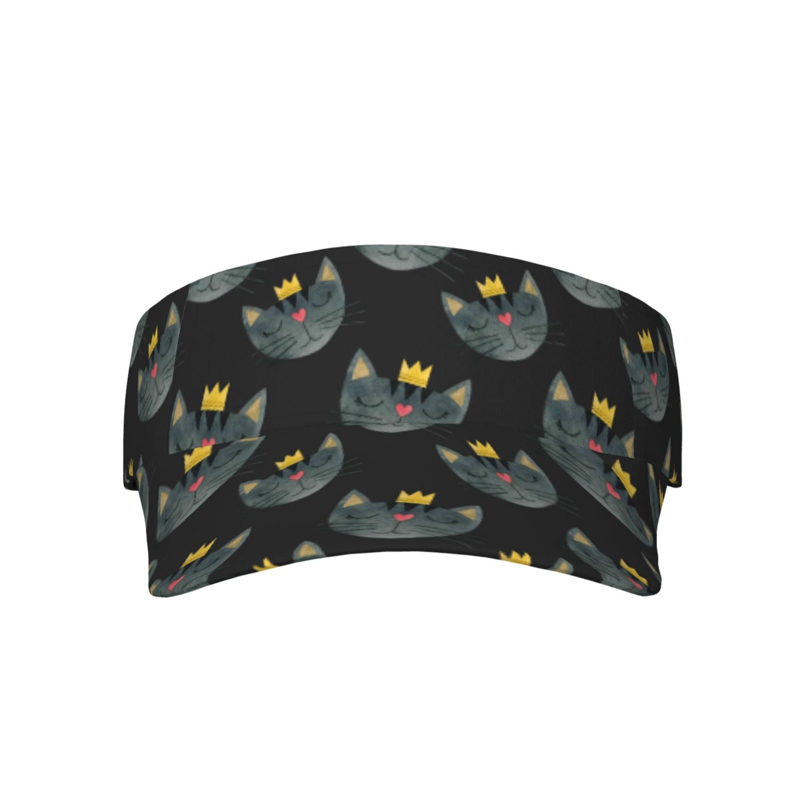 Easygdp Faces Of The Cat Stretchy Visor - Unisex Visor Hat for Men and ...