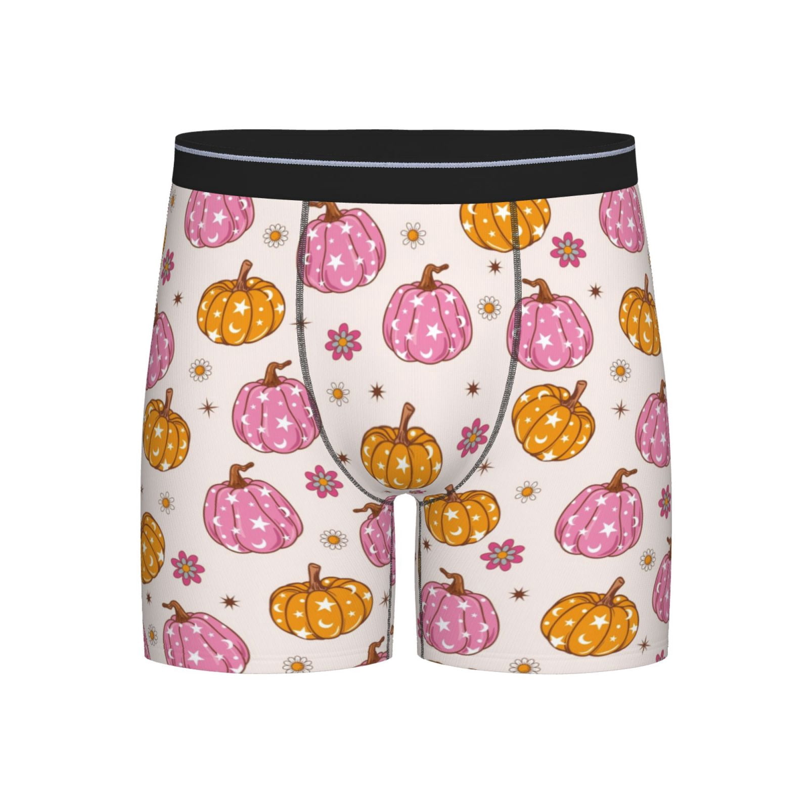 Easygdp Fall 70s Groovy Hippie 1 Men's Boxer Briefs Men’s Underwear ...