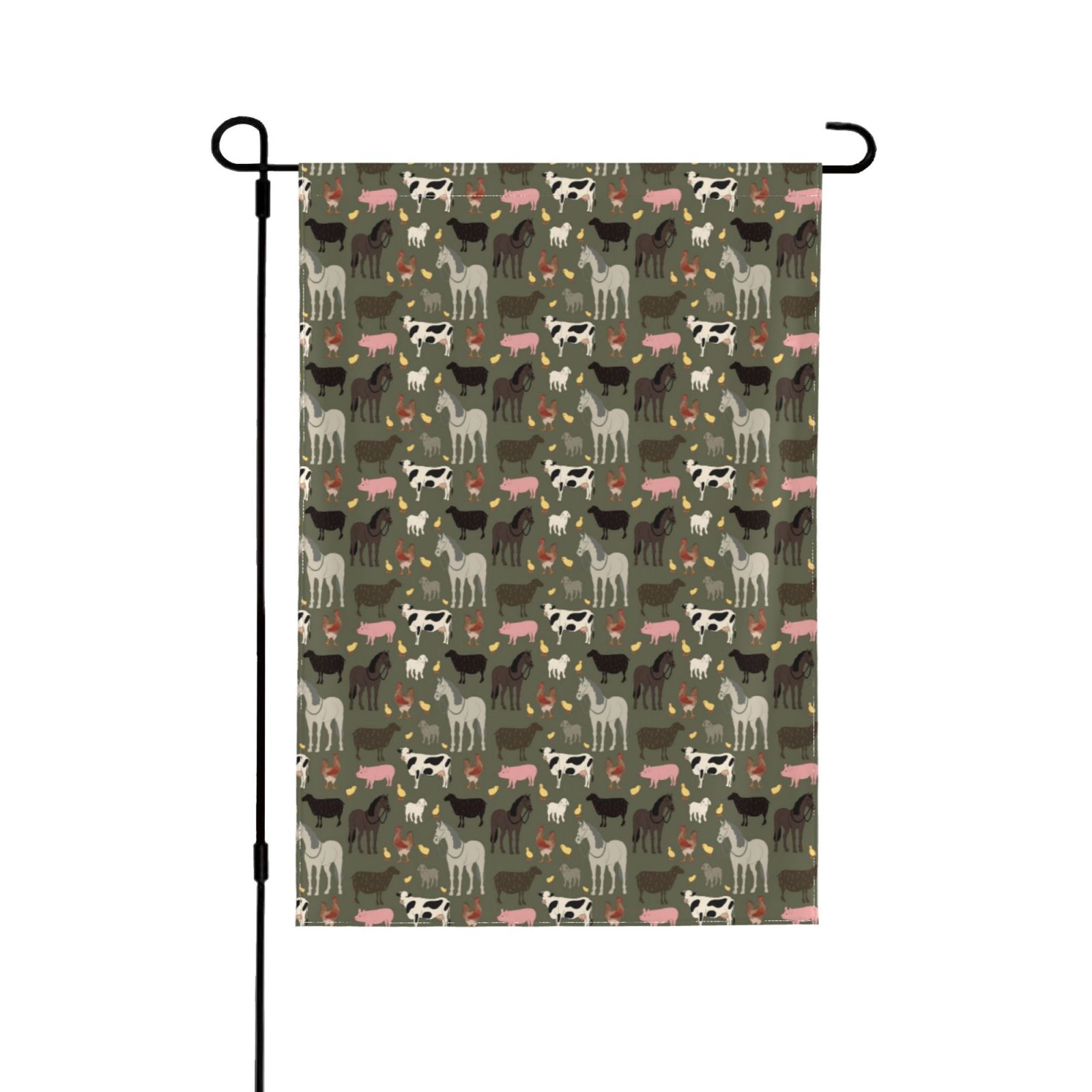 Easygdp Farm Animals Garden Flag Yard Flag Welcome Flag, Double-Sided ...