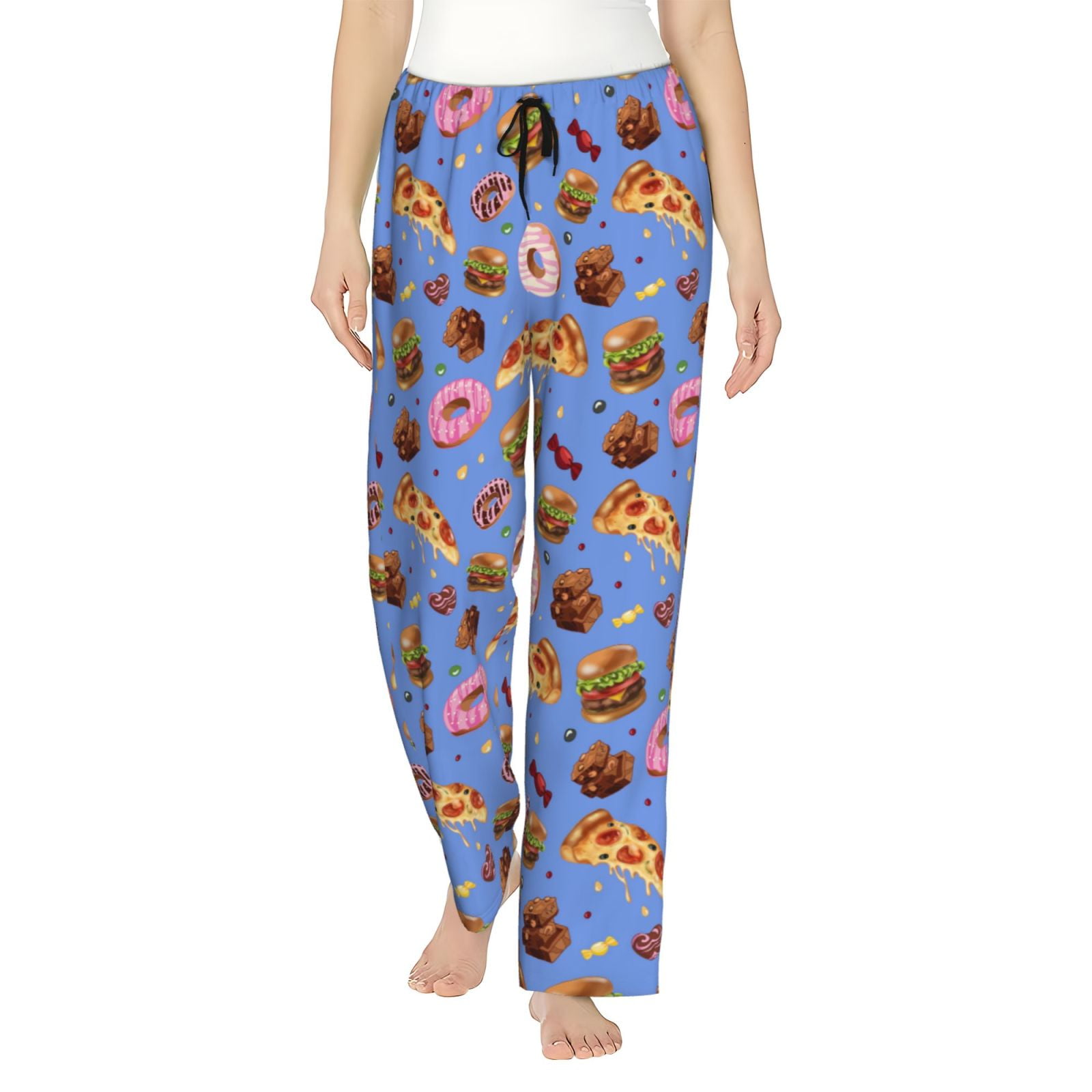 Easygdp Fastfoods Women's Drawstring Pajama Pants | Lounge Joggers ...