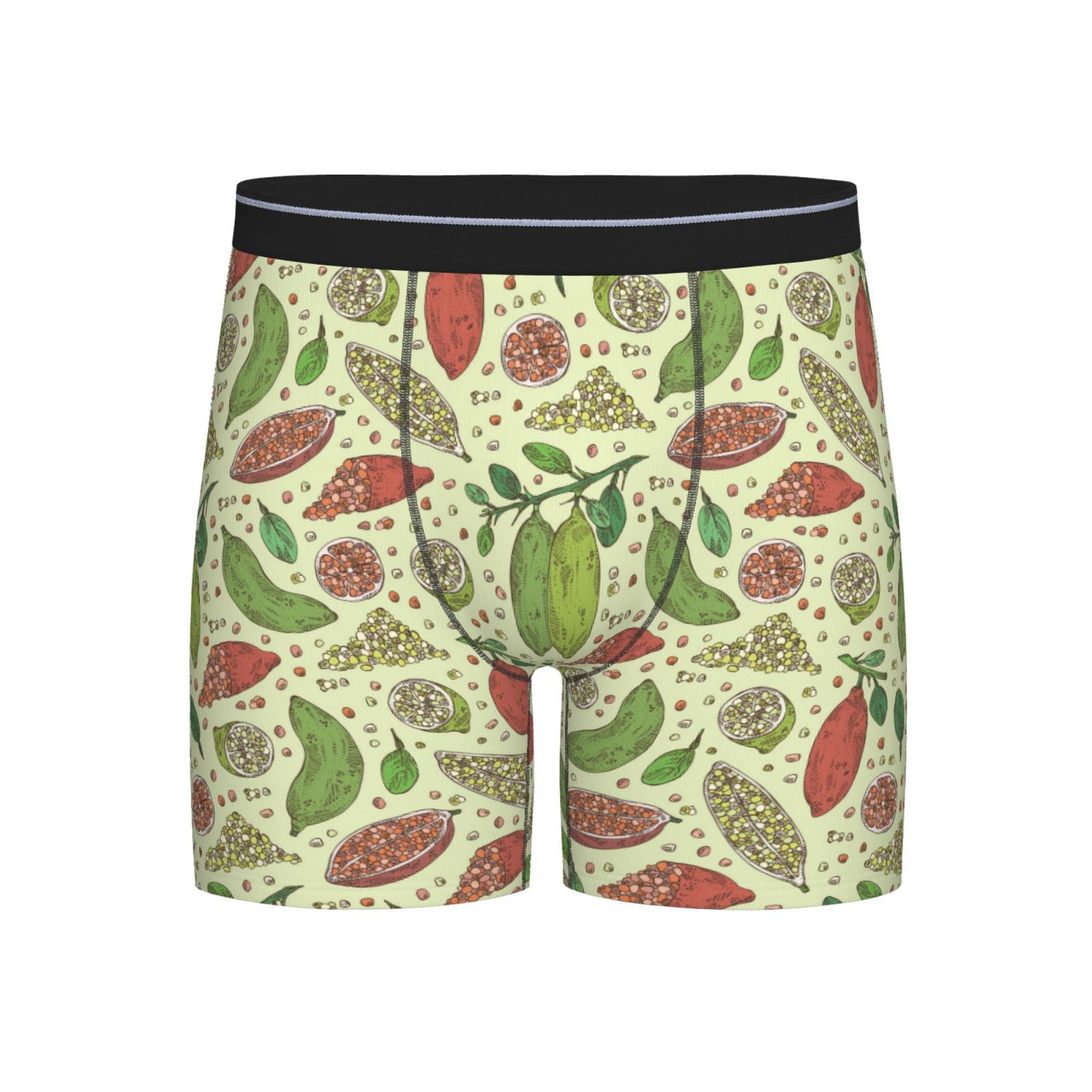 Easygdp Finger Lime Fruits Men's Boxer Briefs Men’s Underwear Boxer ...