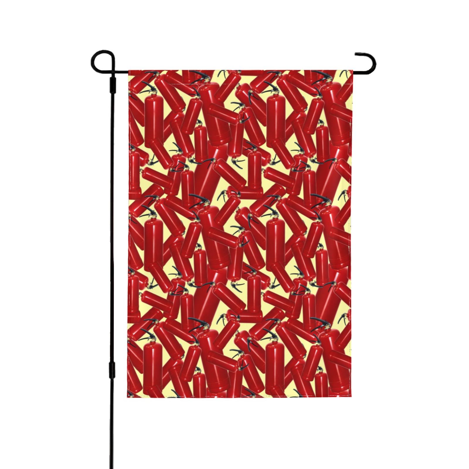 Easygdp Fire Extinguisher Garden Flag Yard Flag Welcome Flag, Double ...