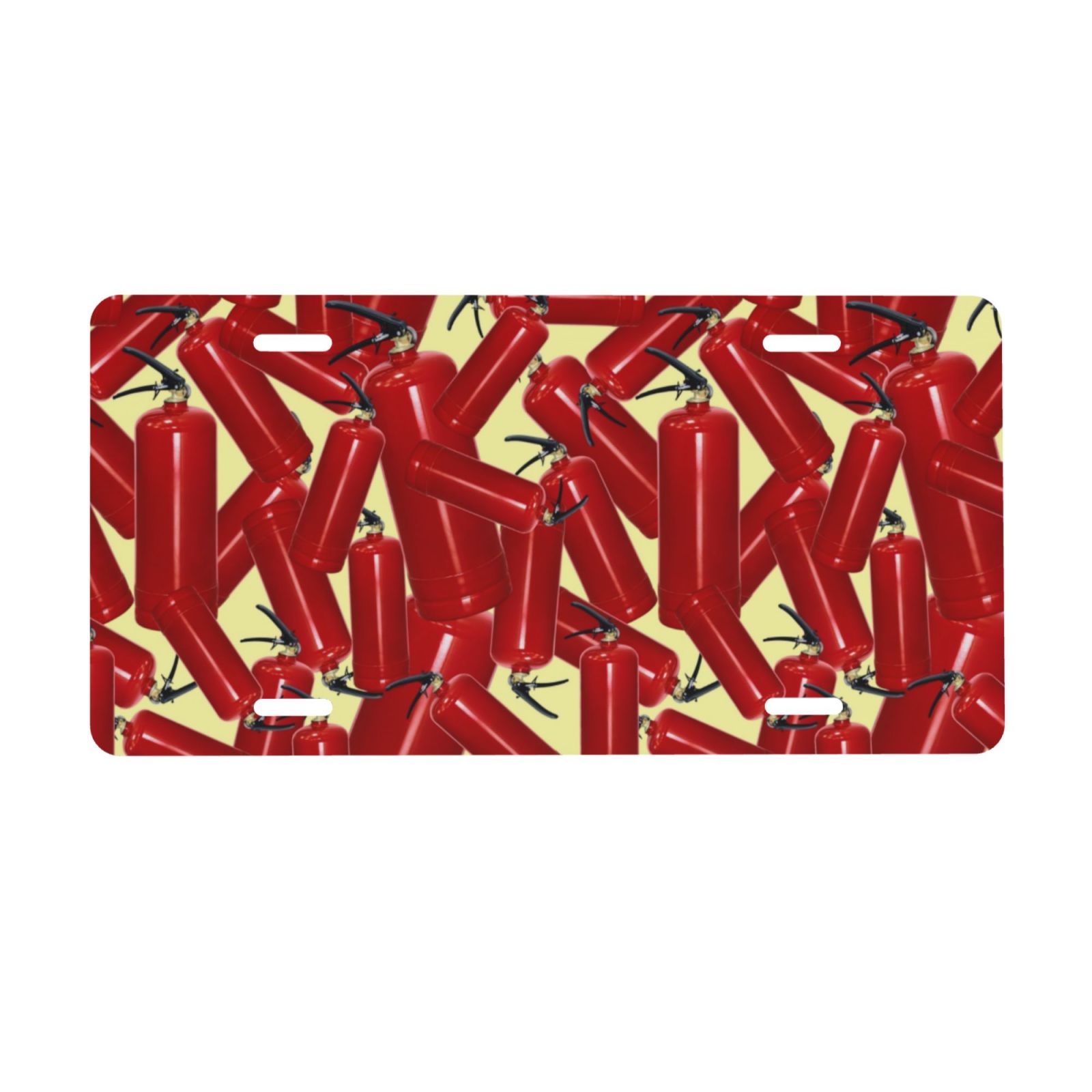 Easygdp Fire Extinguisher License Plate Car Front License Plate Car ...