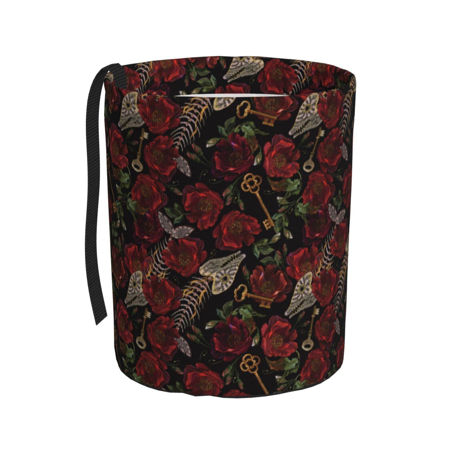 Easygdp Fishbone Rose Car Trash Can Garbage Car Accessories Trash Can ...