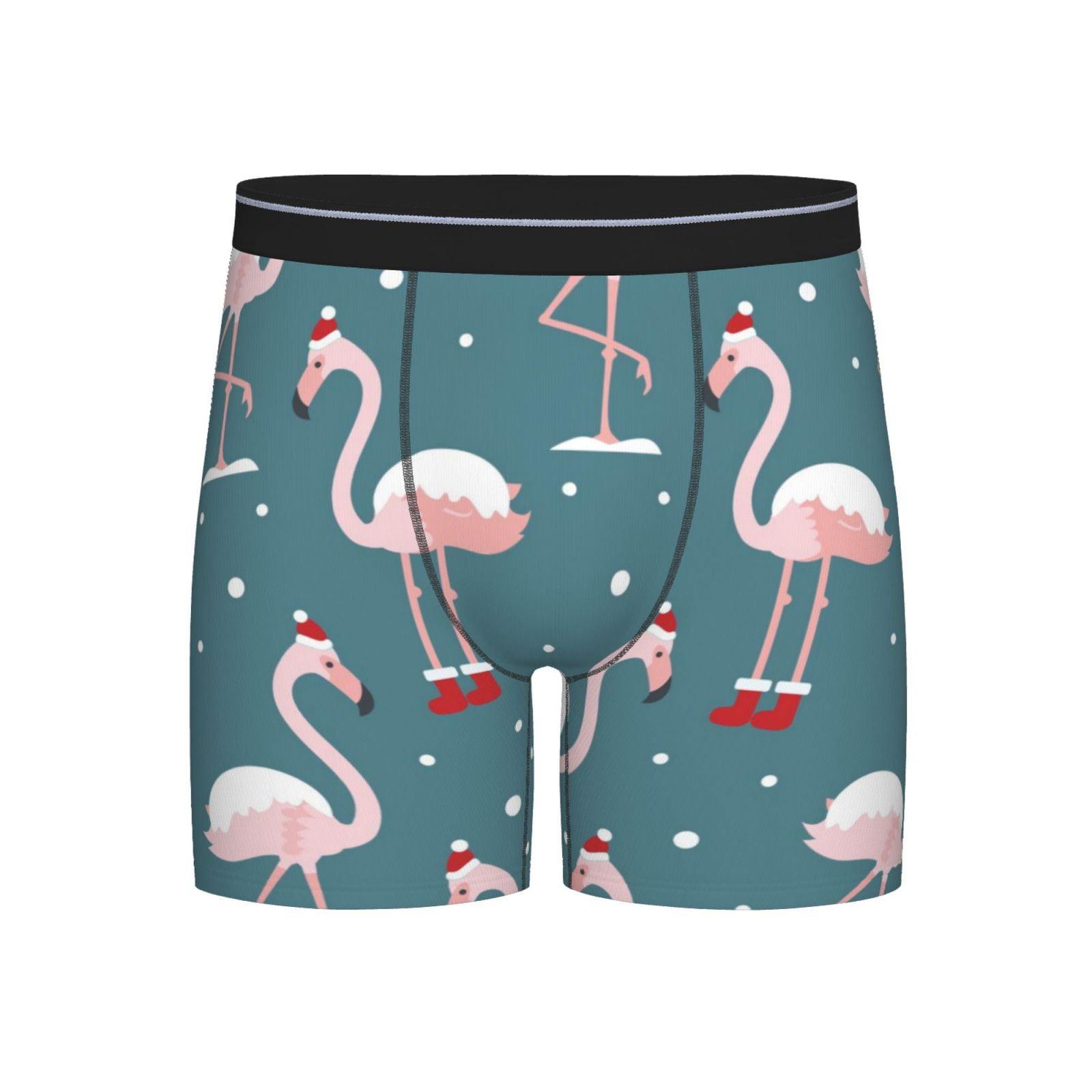 Easygdp Flamingo Men's Boxer Briefs Men’s Underwear Boxer Briefs for ...