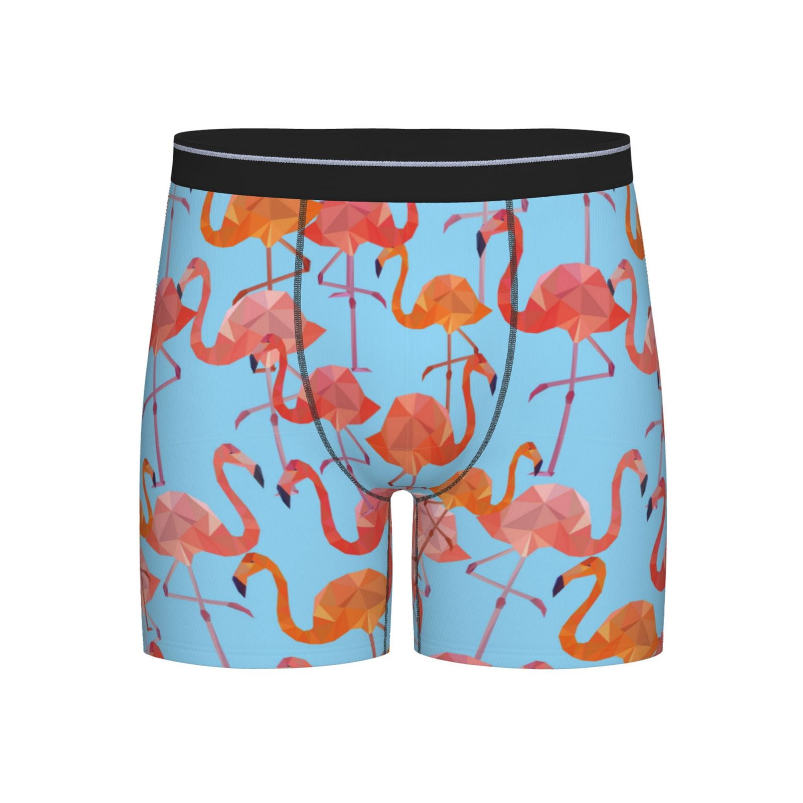 Easygdp Flamingo Men's Boxer Briefs Men’s Underwear Boxer Briefs for ...