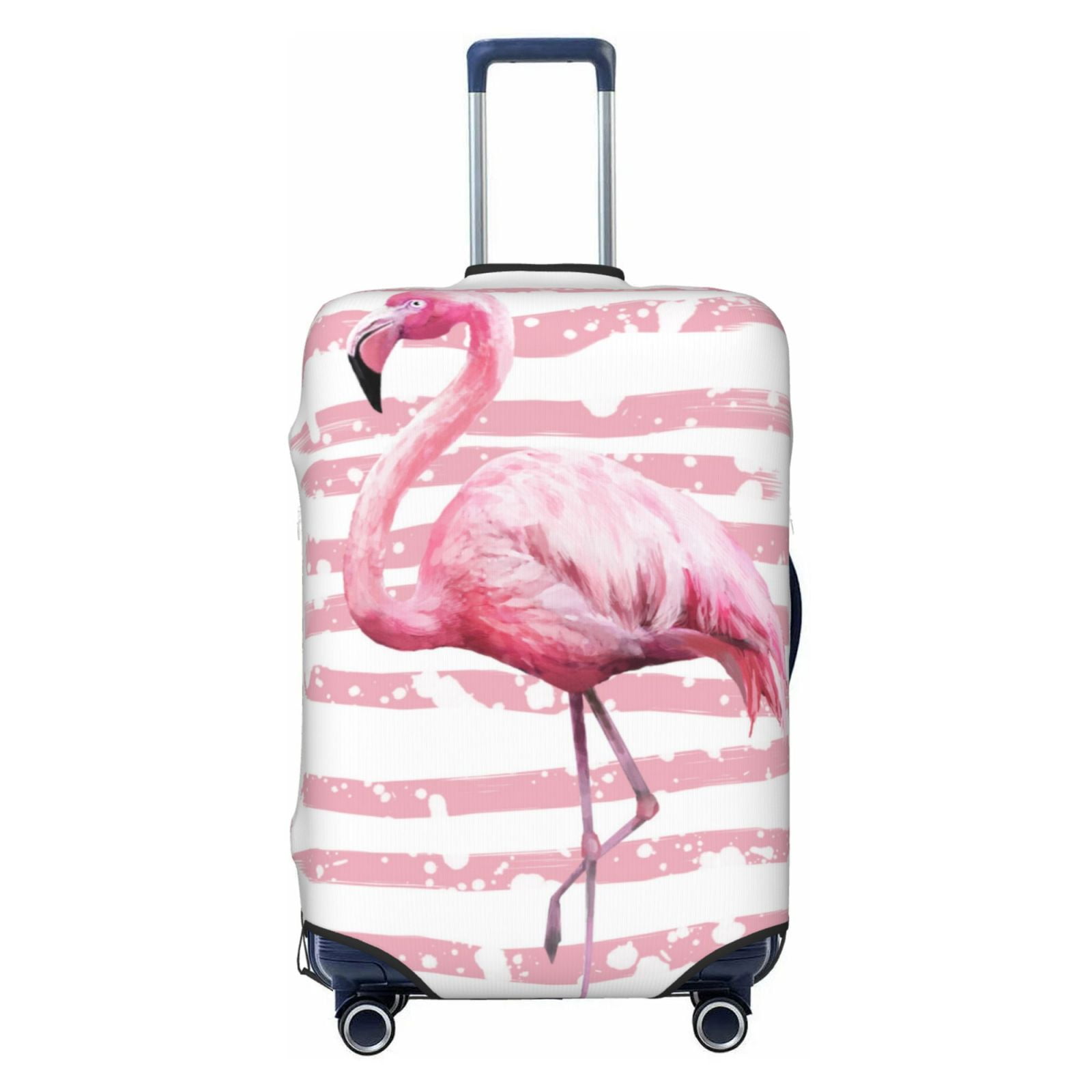 Easygdp Flamingo Print Elastic and Washable Suitcase Protective Cover ...