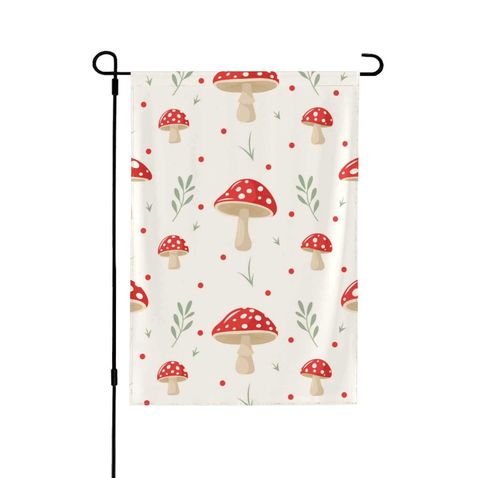 Easygdp Flat Mushrooms Garden Flag Yard Flag Welcome Flag, Double-Sided ...