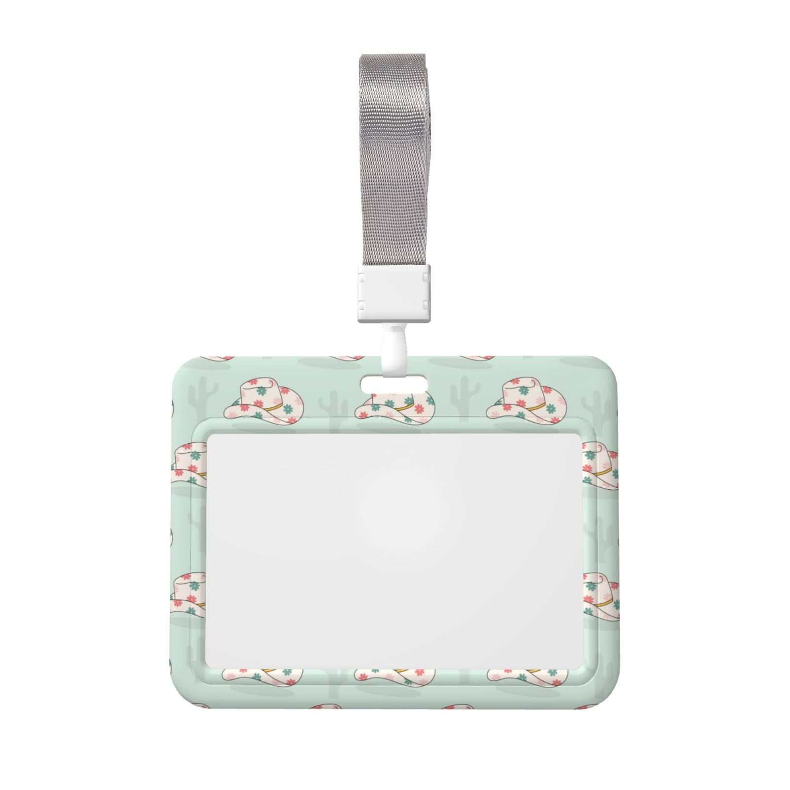 Easygdp Flora Daisy Cactus Card Badge Holder Work Badge Sleeve for ...