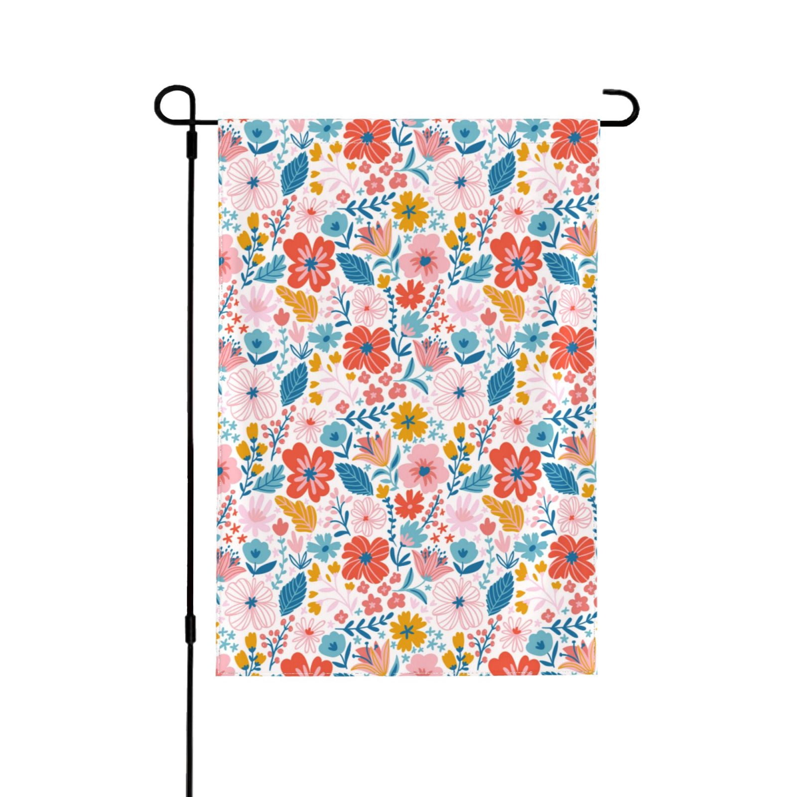 Easygdp Floral Ditsy Garden Flag Yard Flag Welcome Flag, Double-Sided ...