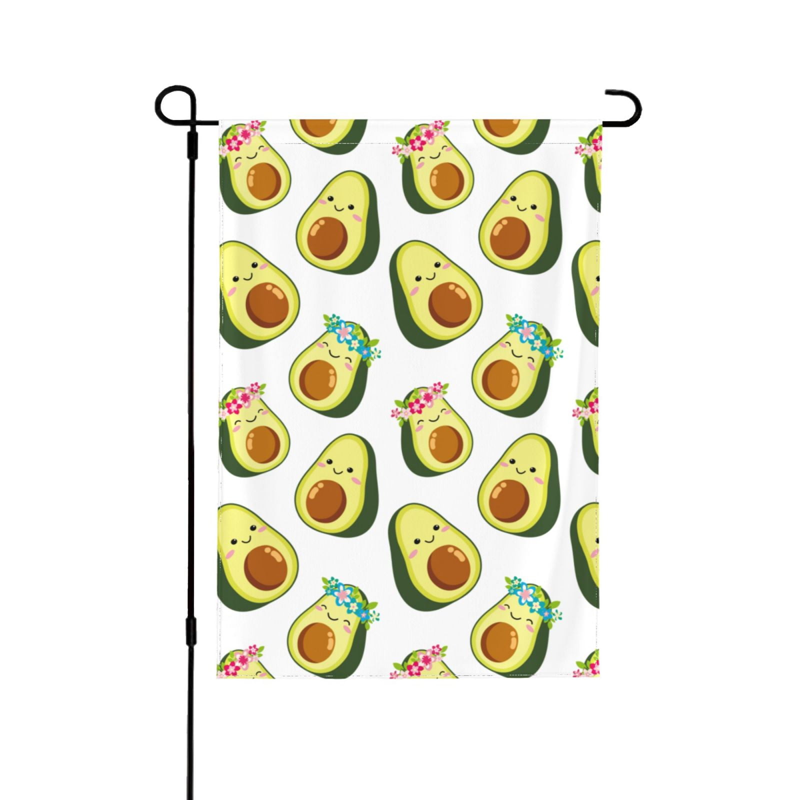 Easygdp Flowers Avocado Garden Flag Yard Flag Welcome Flag, Double ...